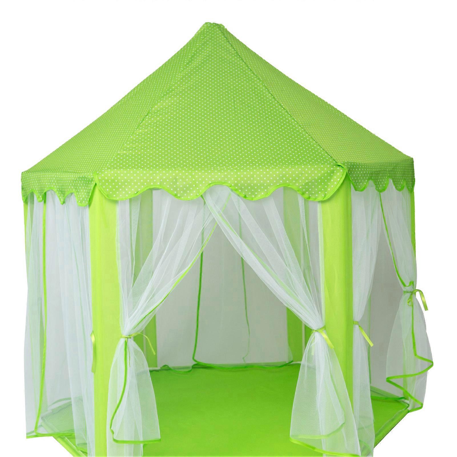 Castle Princess Tents For Kids Mesh Design Foldable Large Space ...
