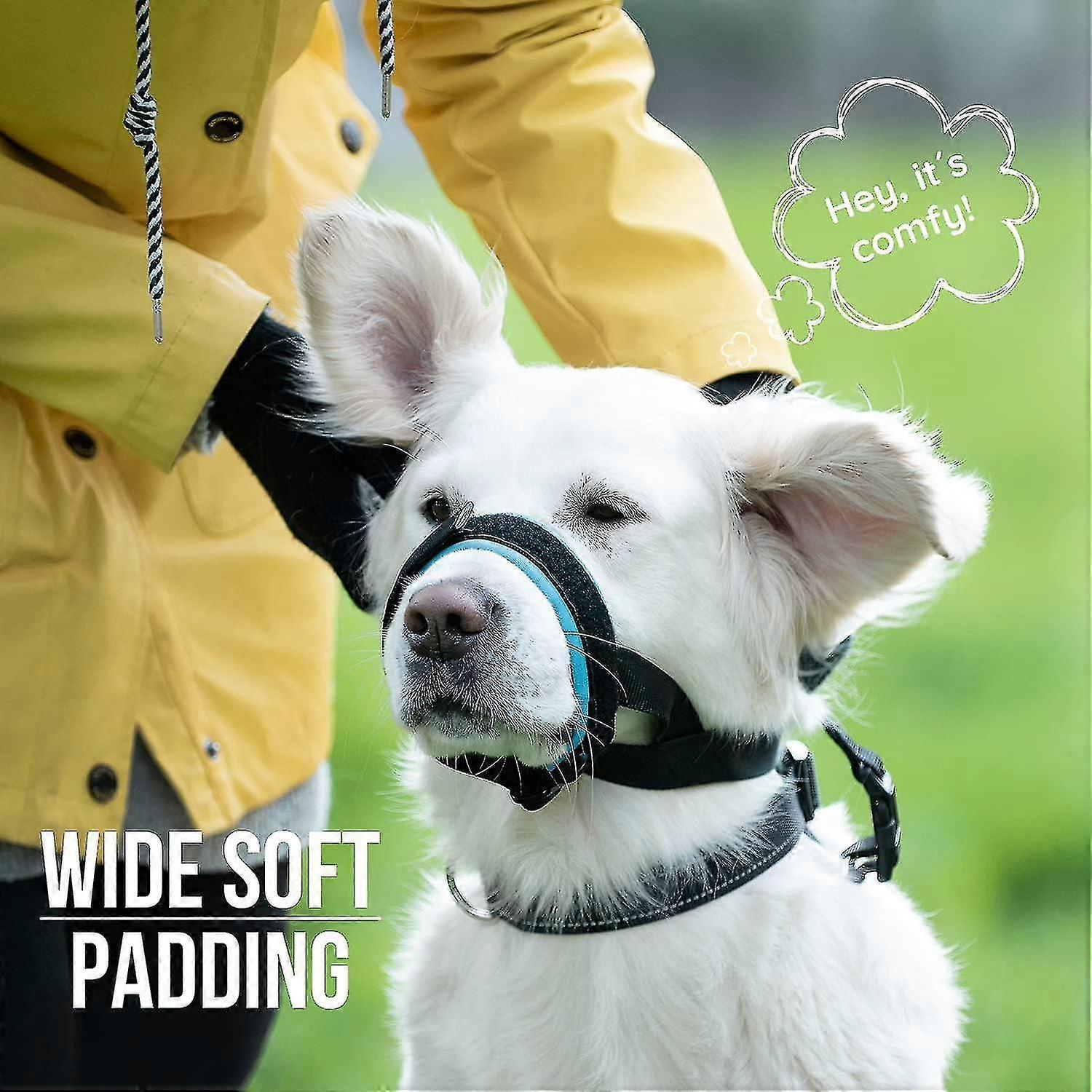 Gentle Muzzle Guard For Dogs - Prevents Biting And Unwanted Chewing ...