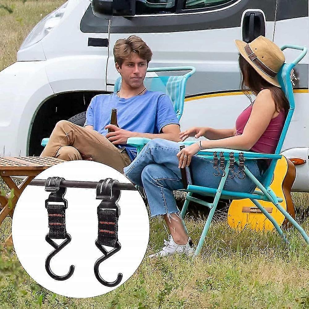 Tent Strap Hook 10pcs Adjustable Heavy Duty Rope Hanger,tents, Hammocks ...