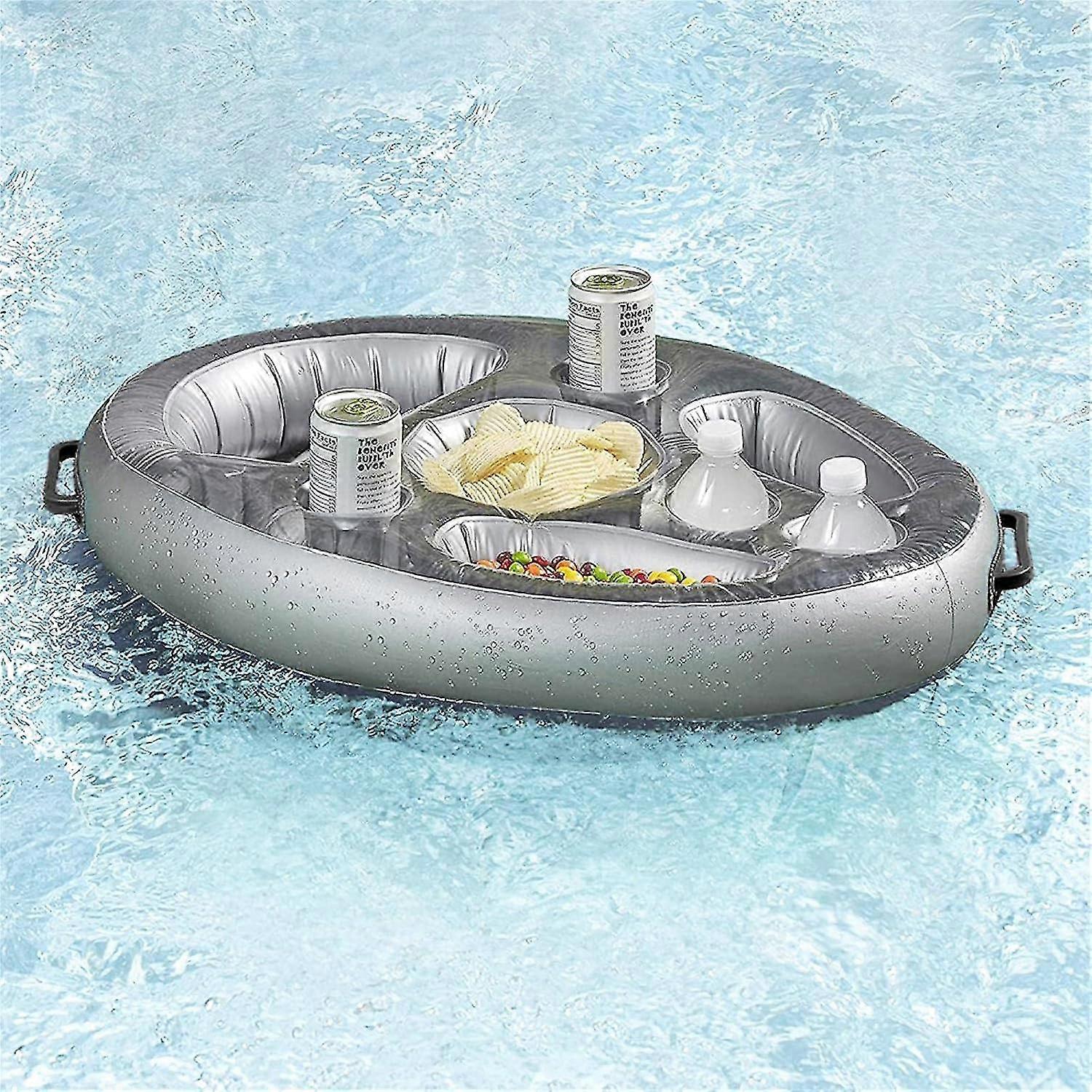 Swimming Pool Floating Beverage Bar, Inflatable Drink Holder For Pools ...