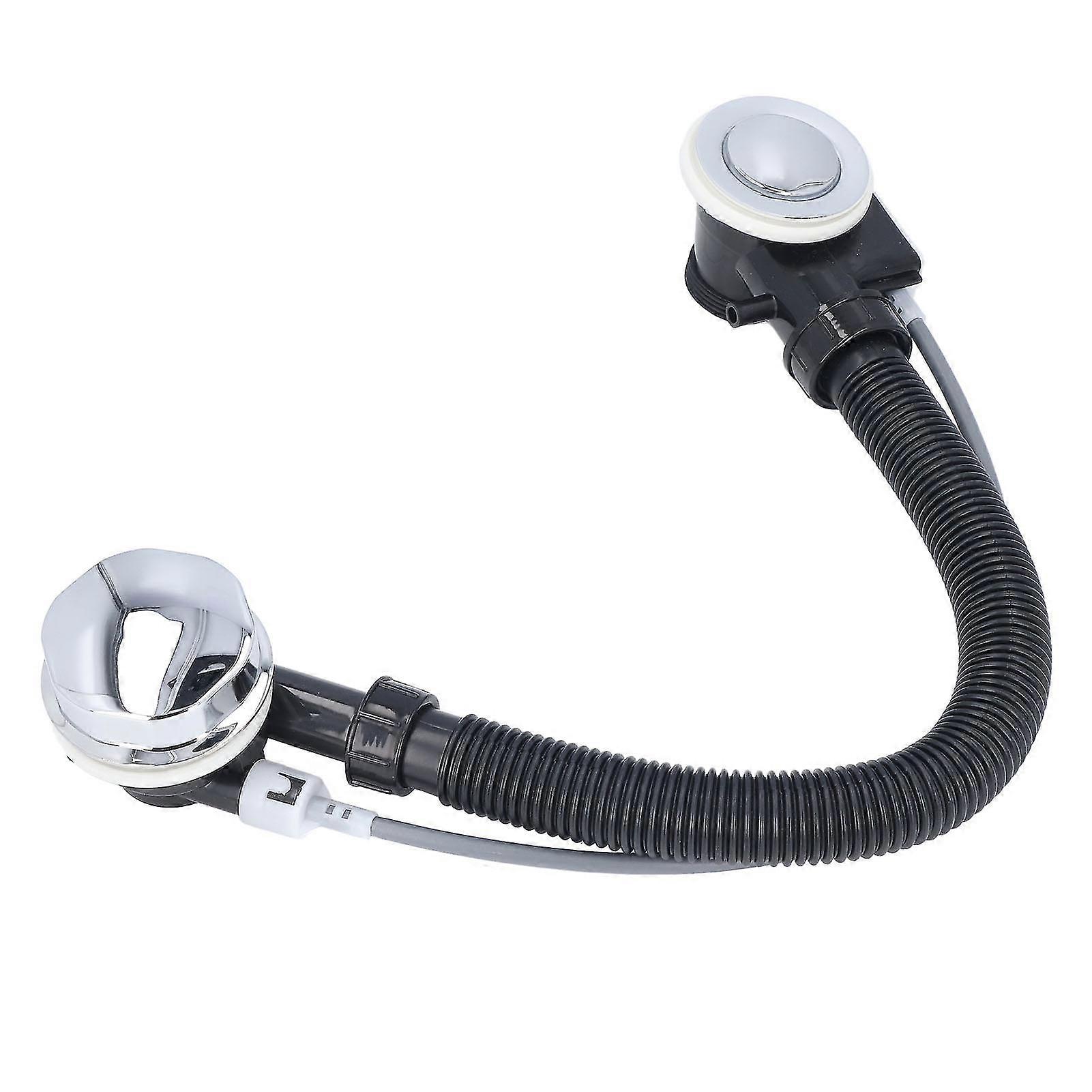 Flexible Concealed Bathtub Overflow Drain Pipe for Kitchen Bathroom SPA ...