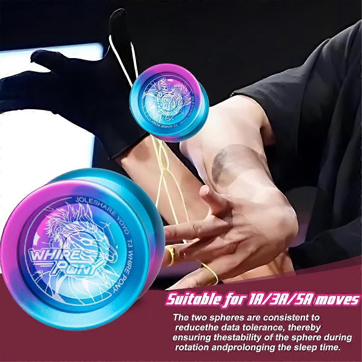 Professional Responsive Yo-Yo Set with Replaceable Bearings and Gloves ...