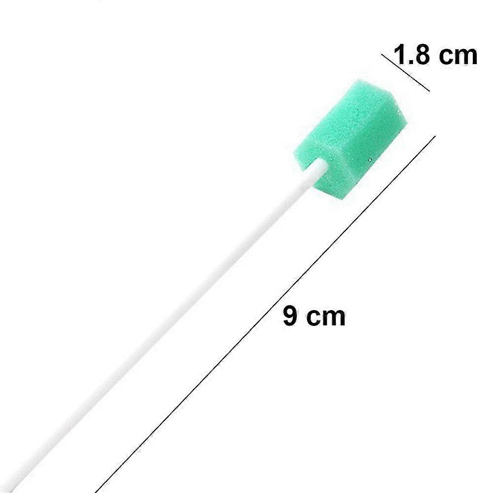100 Pcs Oral Care Swabs - Tooth Cleaning Mouth Toothette Oral Sponge ...