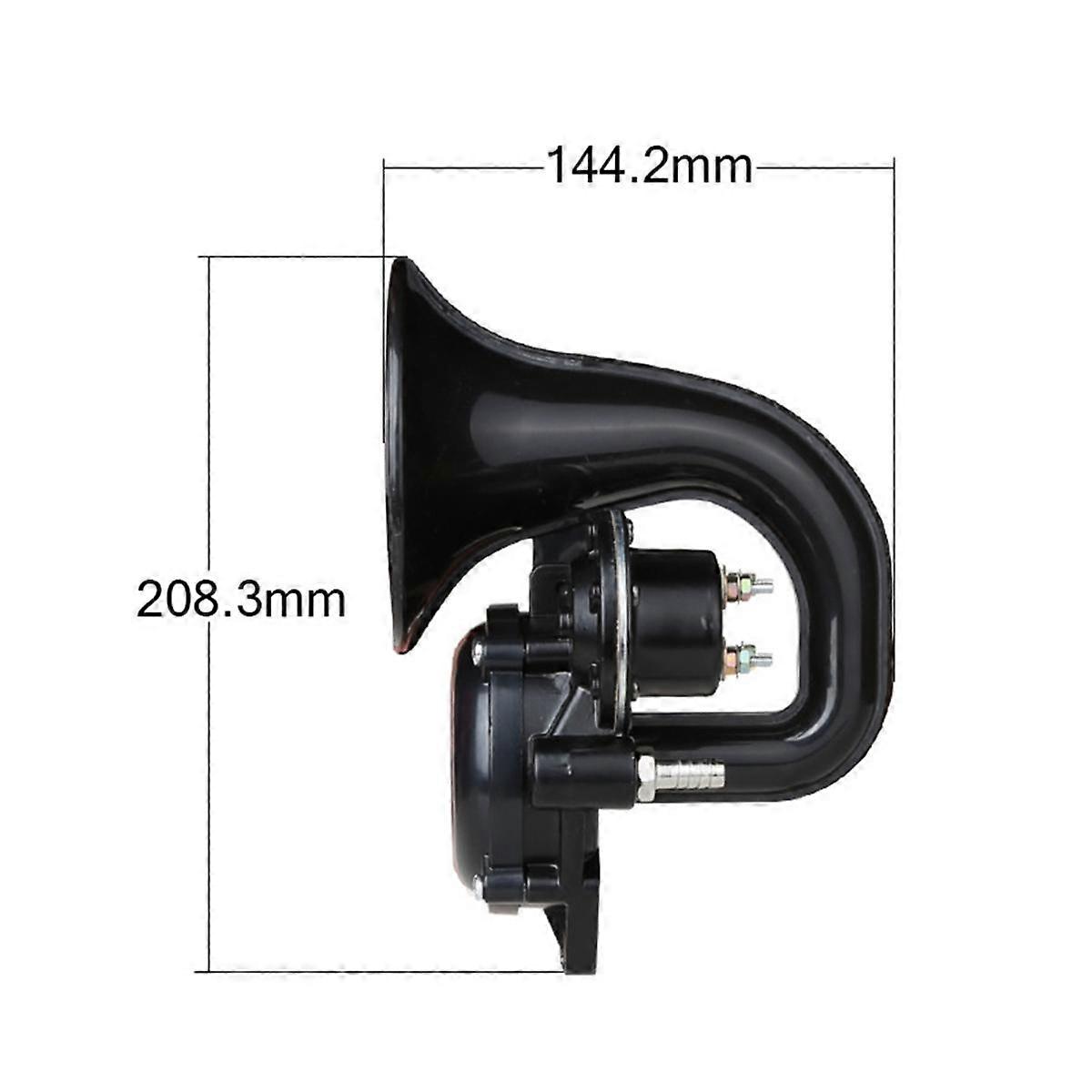 Car Truck Horn for for 48W 24V 300Db Snail Horn Loud Clear Sound Car ...
