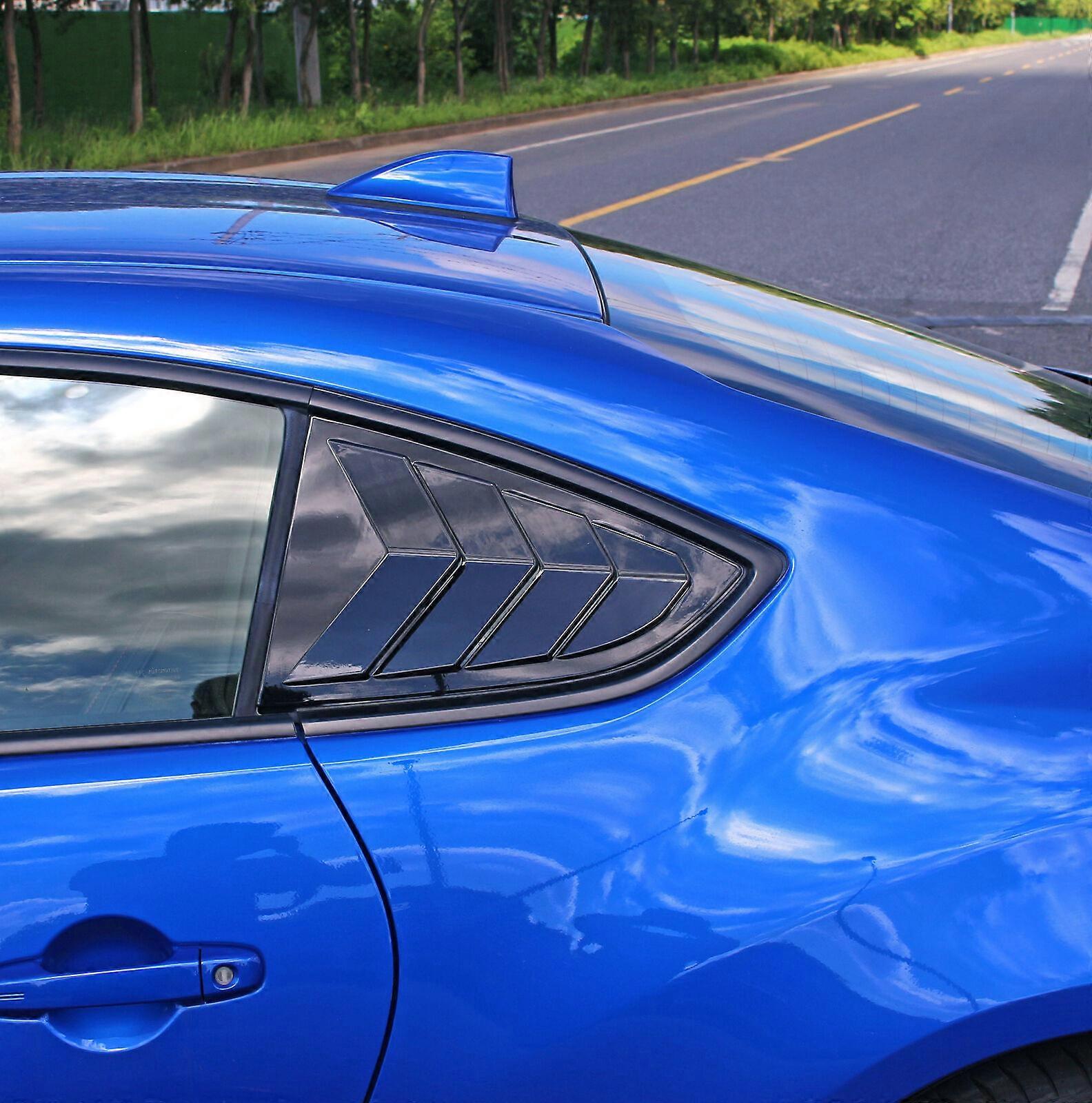 2x Gloss Black Side Window Louver Shutter Cover For Toyota GR86 Subaru ...