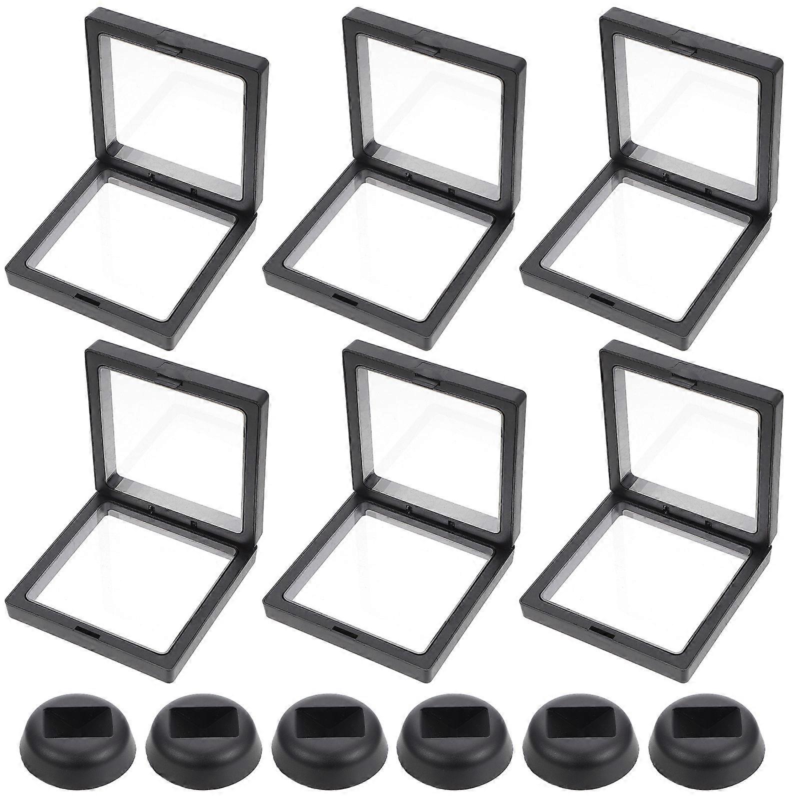 6 Sets Necklaces Holder Jewelry Display Tree Stand Jewelry Display Holder Key Tray Rack Floating ...