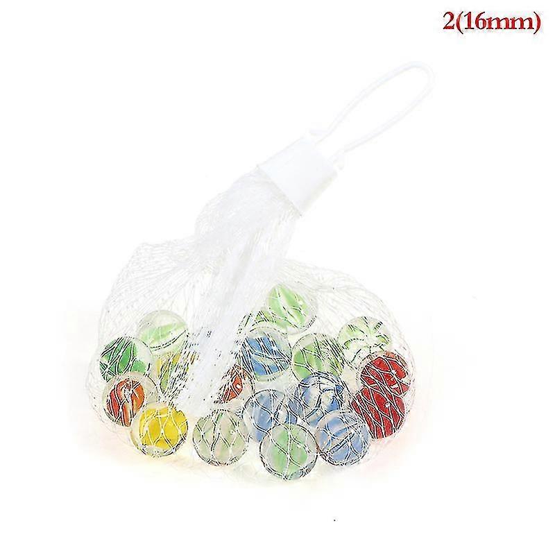 20pcs 14mm Colorful Glass Marbles Kids Marble Run Game Vase Fish Tank ...