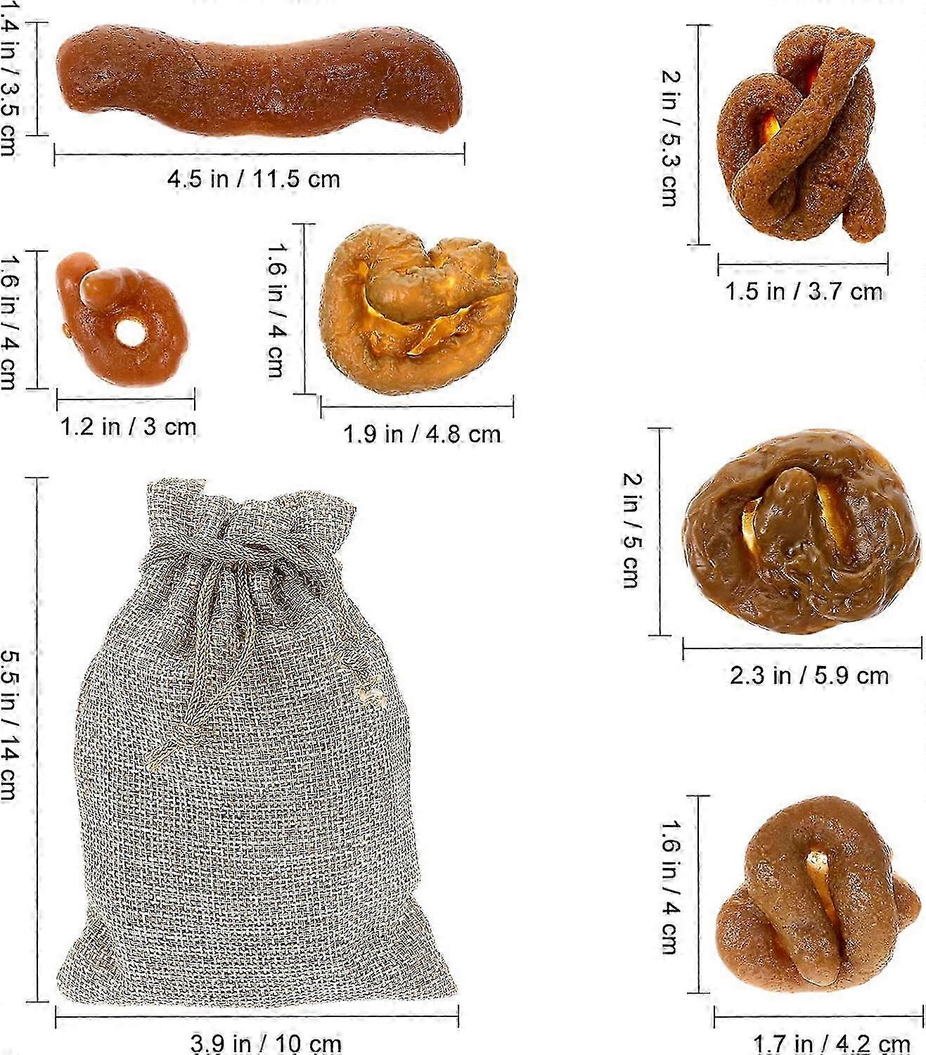 Fake Poop Toy Imitation Prank Kits for April Fool's Day Gift, Realistic ...