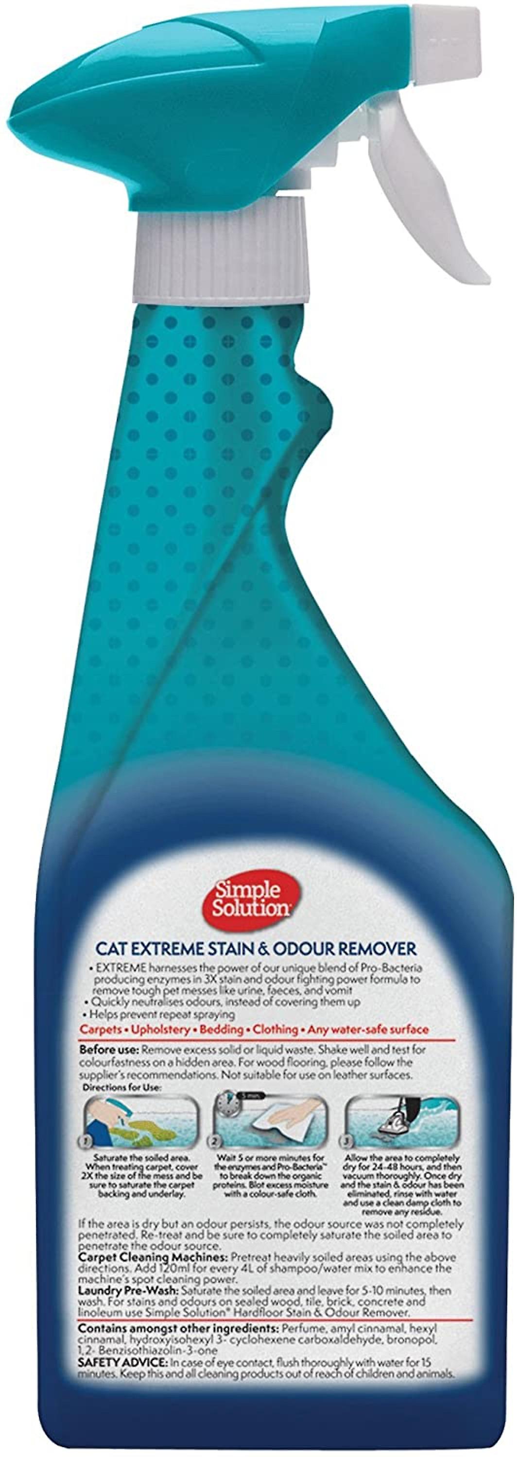 Simple Solution Extreme Cat Stain and Odour Remover | Fruugo UK