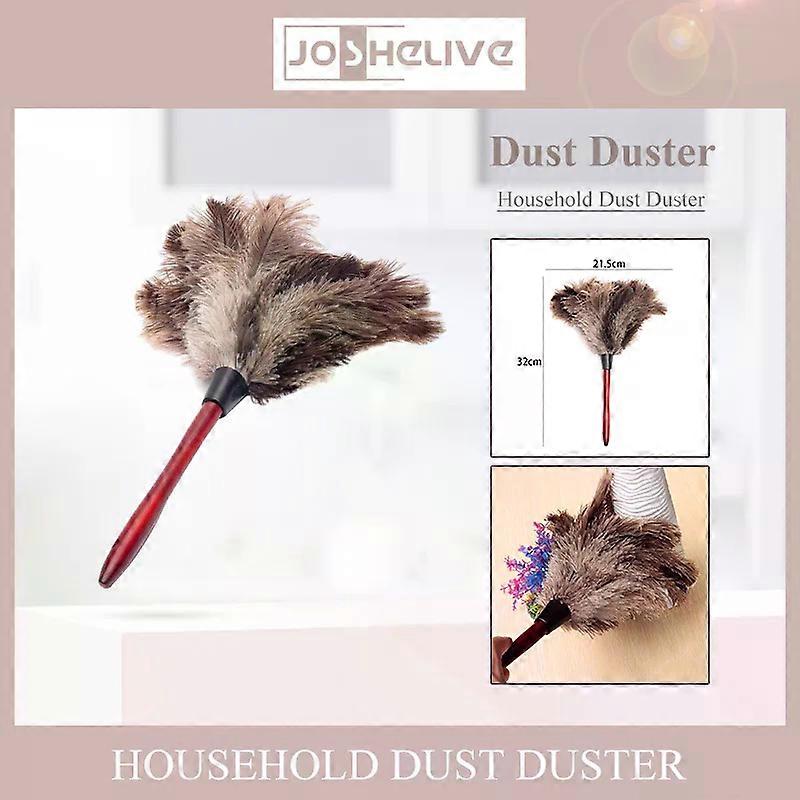 1PCS 32cm Ostrich Natural Duster BrushHousehold Furniturer Car Dust ...