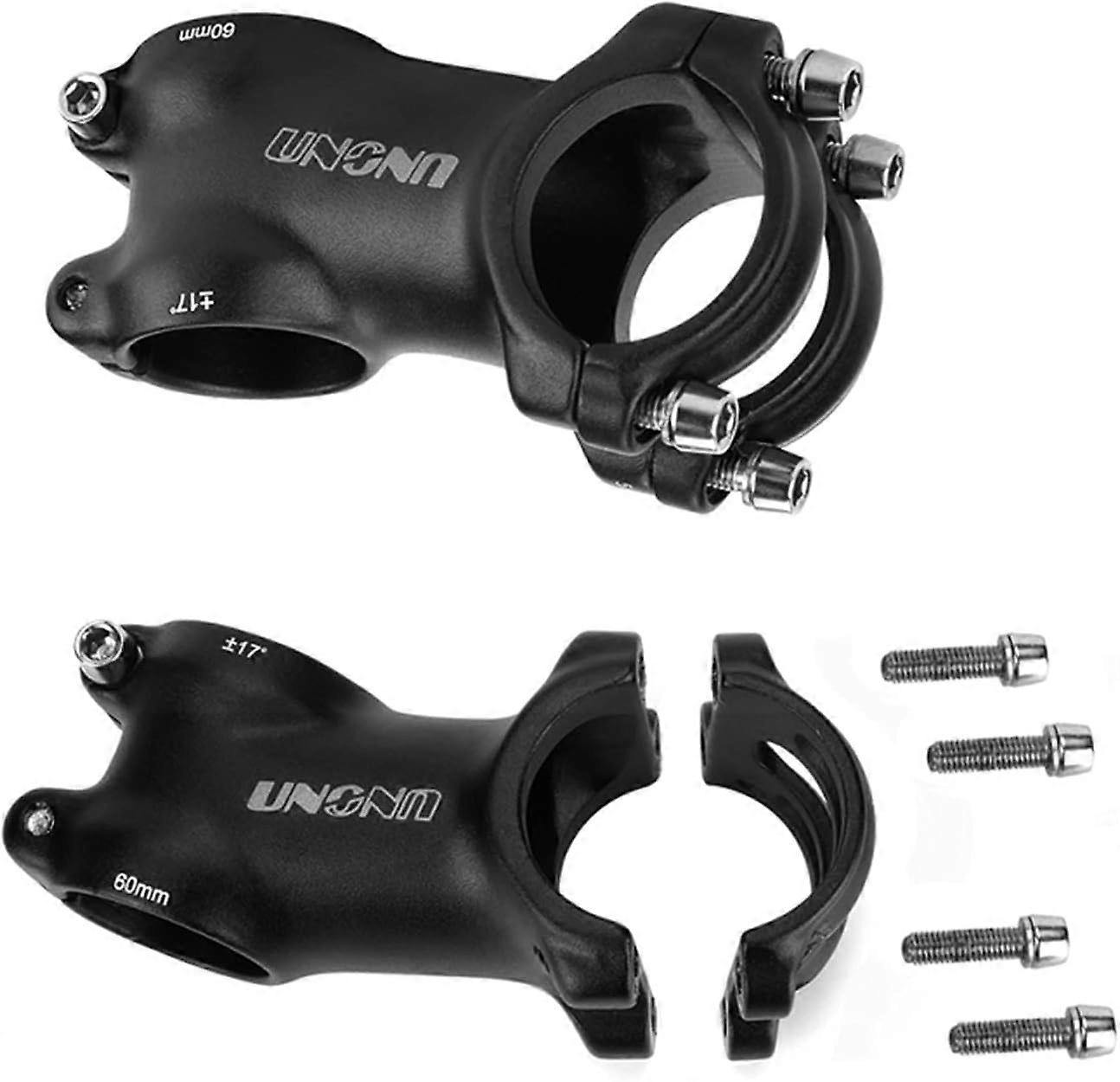 Road Bike Handlebar Stem 60mm Short Stem 17 Degree Stem Riser for ...