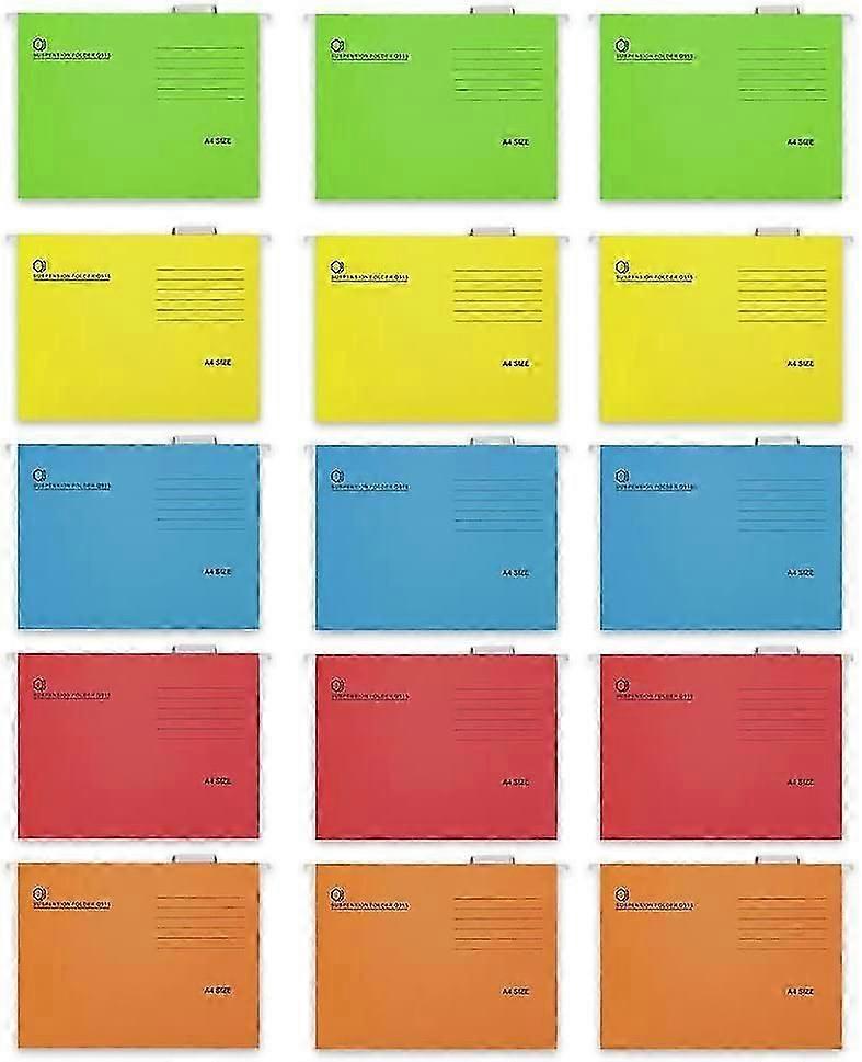 A4 Suspension Files with Tabs and Card Inserts for Filing Cabinets ...