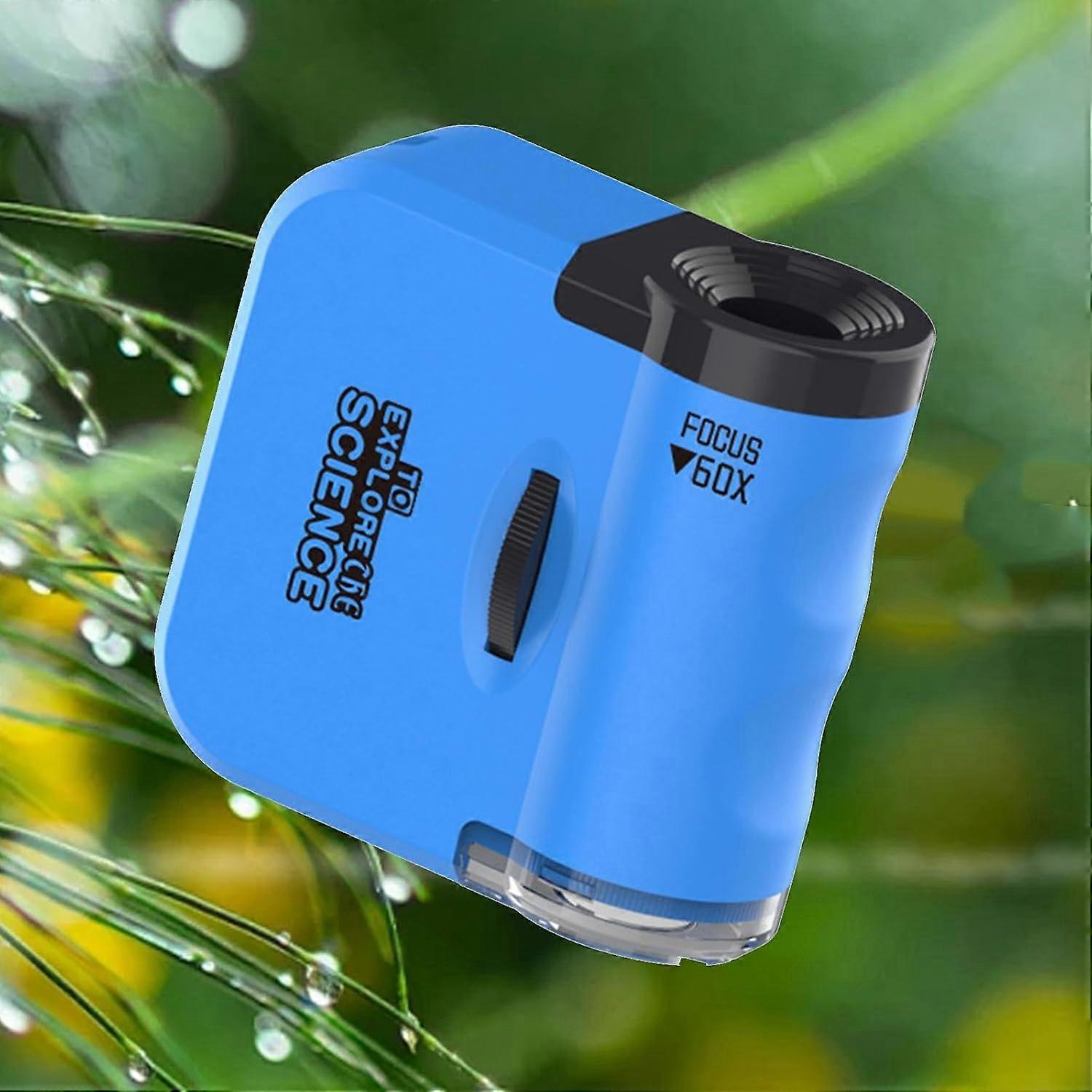 Pocket Microscope Mini Microscope 60x Portable Hand Microscope for ...