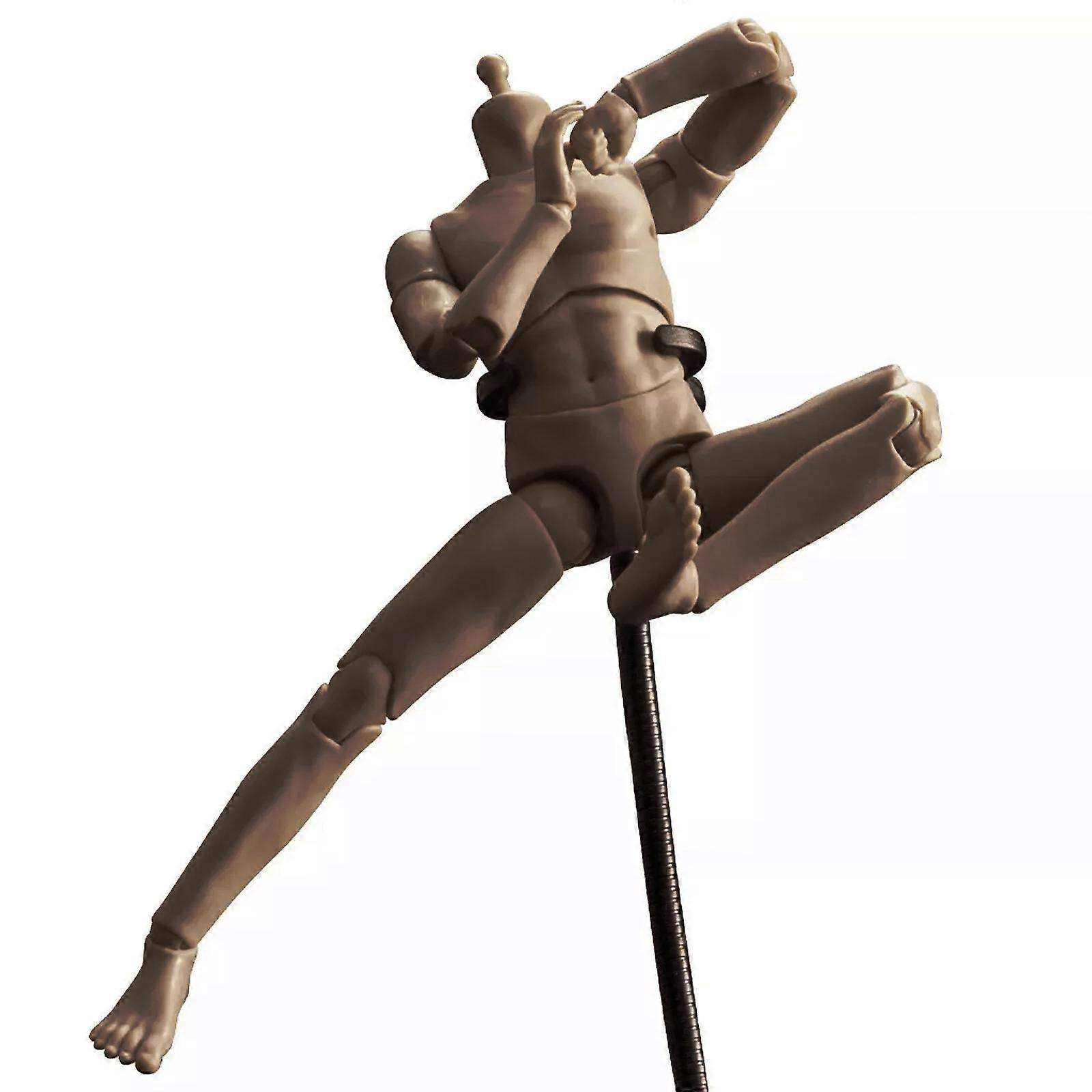 6Inch Realistic Muscle Body Model Figure With Flexible Joints 1/12 ...