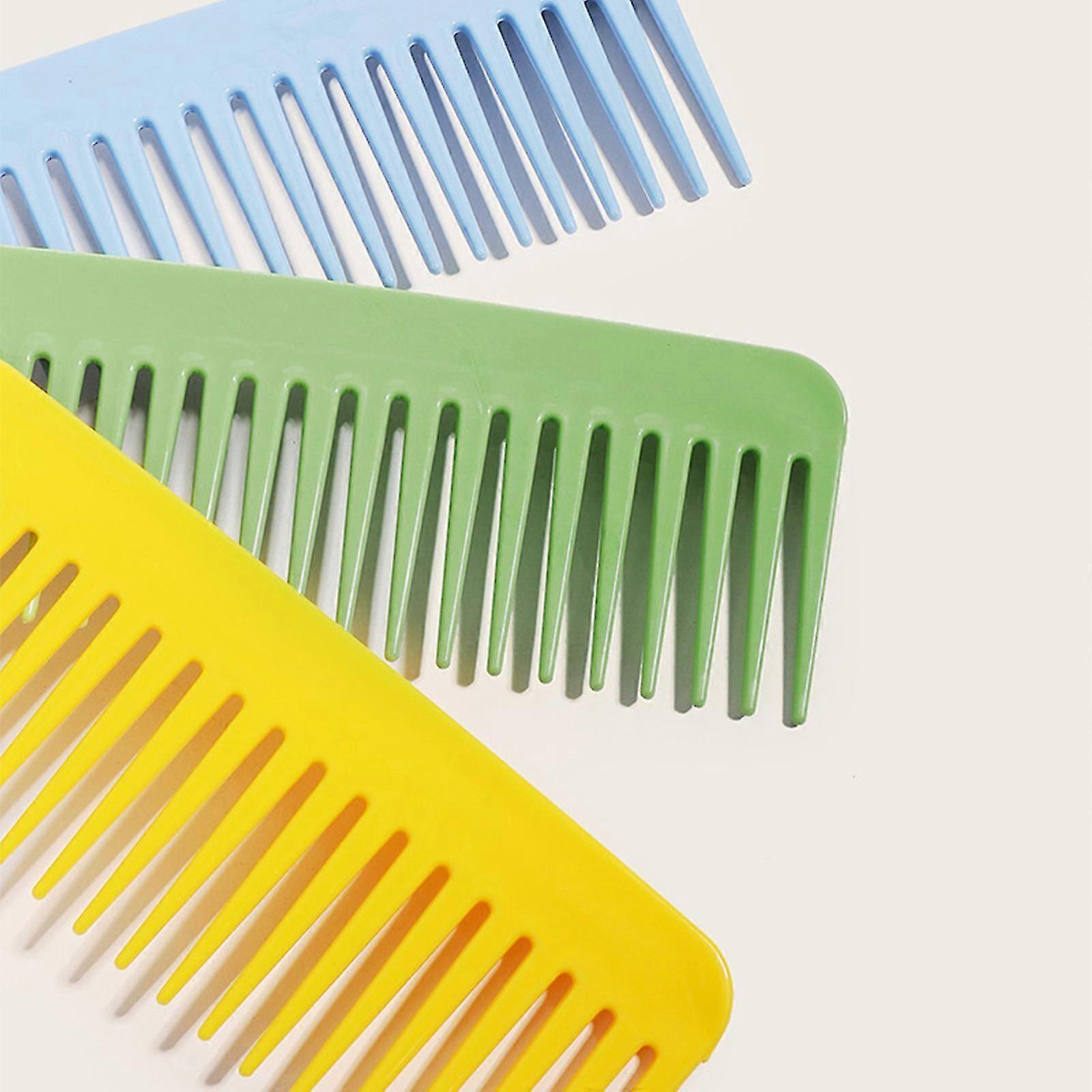 Wide Tooth Comb Anti Static No Handle Combs Thick Wavy Curly Hair For ...