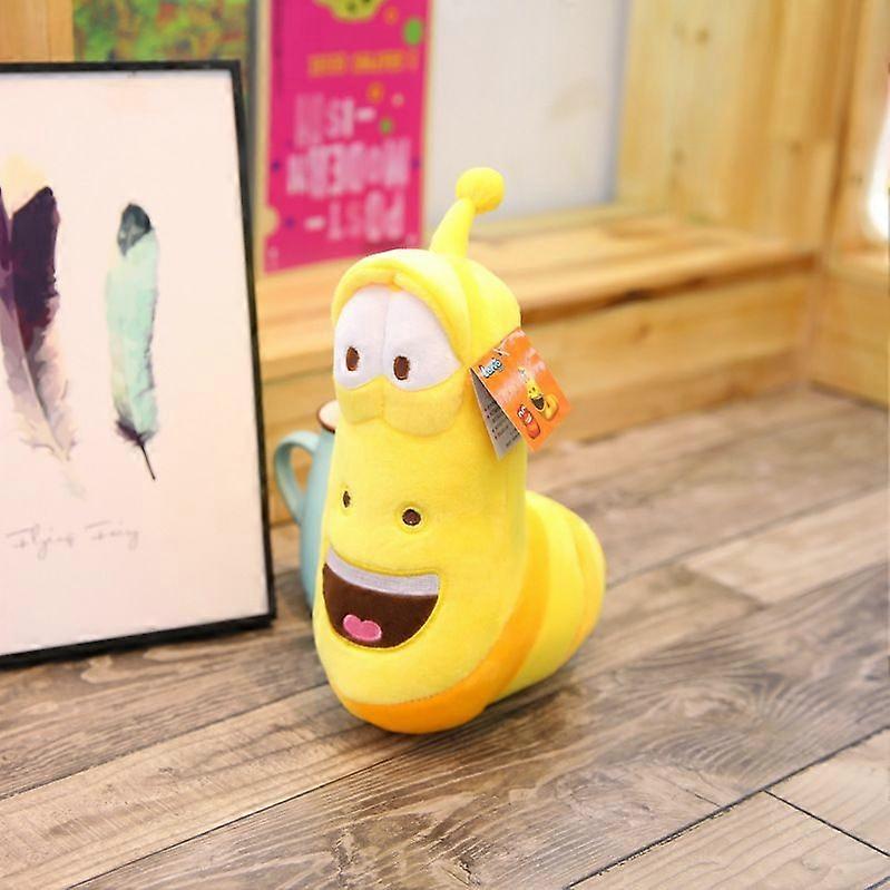 3 Pcs Larva Plush Toys - Yellow & Red Insect Cartoon Characters, 9-Inch ...