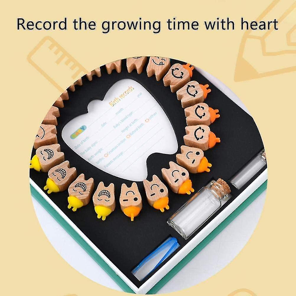 Tooth Box, Wooden Baby Teeth Box, Baby Tooth Box Made Of Wood For Baby ...