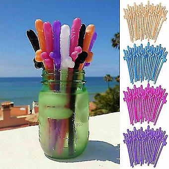20pcs Hen Party Willy Straw Hen Night Out Novelty Sucking Straw ...
