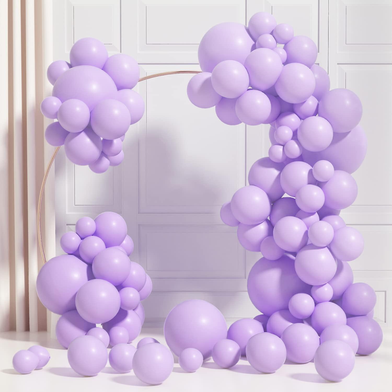 Purple Balloons 84 Pcs Light Purple Balloons Garland Arch Kit 5 Inch ...