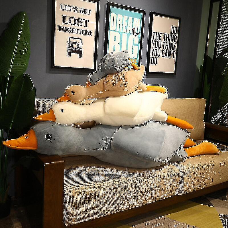 50-190cm Huge Duck Plush Toys Cute Big Goose Sleeping Pillow Cute Giant ...