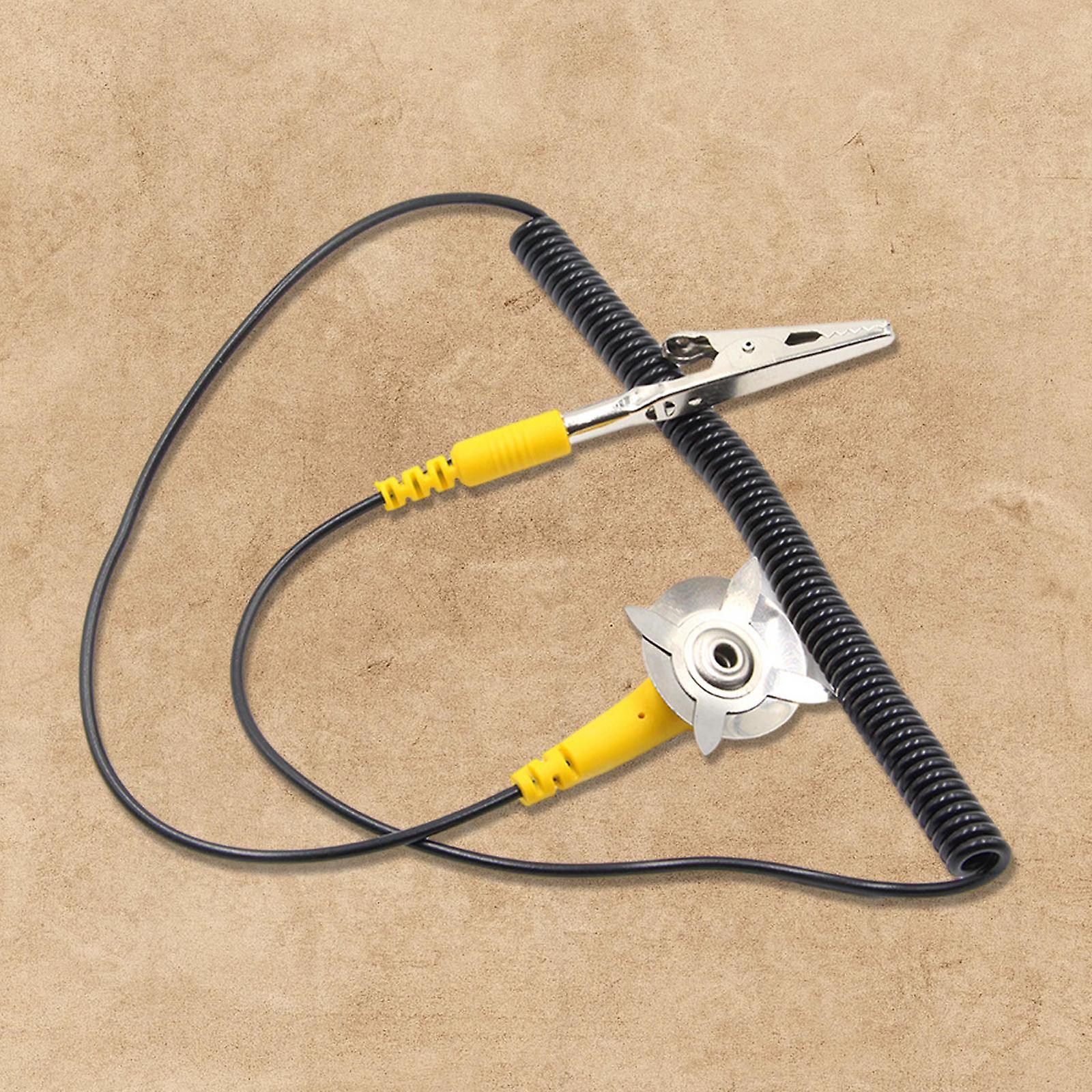 Anti Static Grounding Cord with Alligator Clip Claw 1.8M Adjustable ESD ...