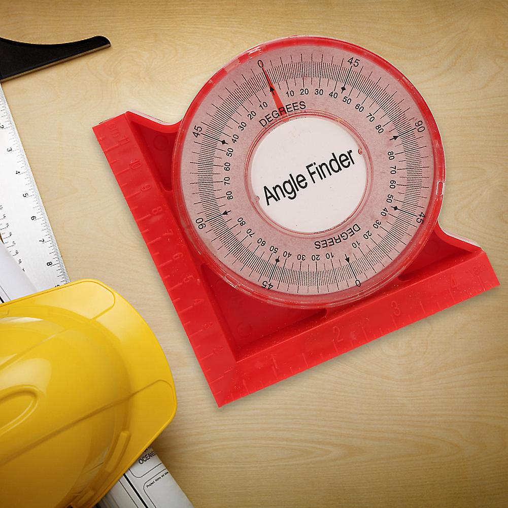 Plastic slope inclinometer angle finder and protractor 0 - 360 degree ...