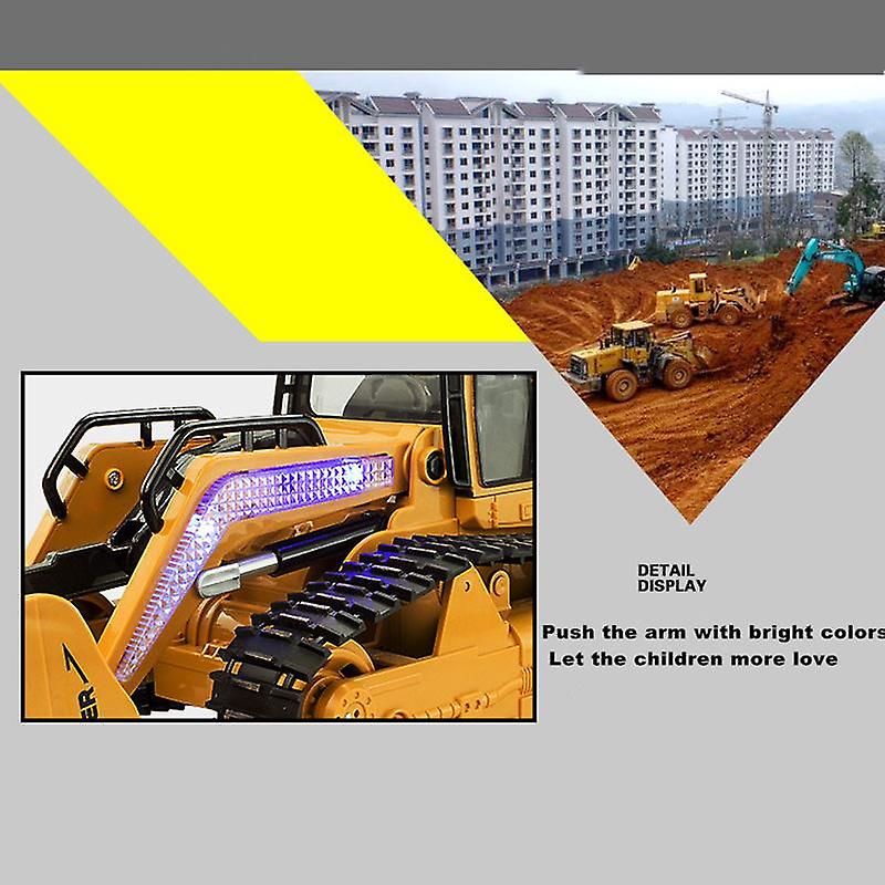 2.4Ghz Electric Rc Truck Bulldozer Engineering Vehicles Model Remote ...