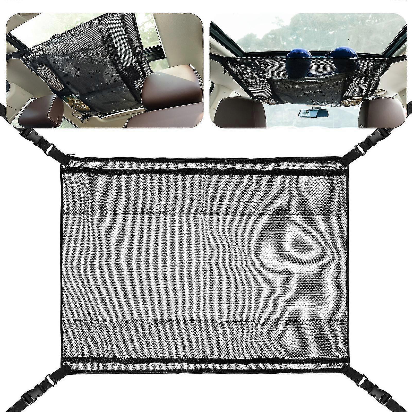 Car Ceiling Storage Net, Car Cargo Net Pocket, 78x59 Cm Car Roof ...
