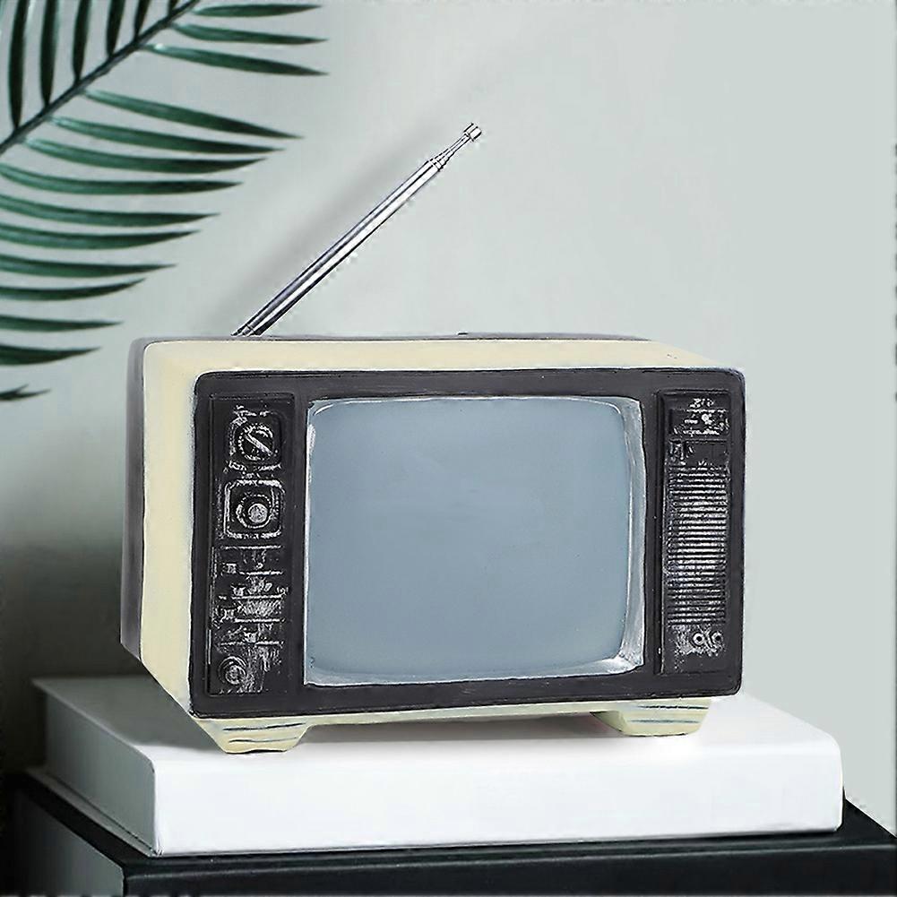 Vintage Retro Antique TV Television Home Desk Decor Ornament Photograph ...