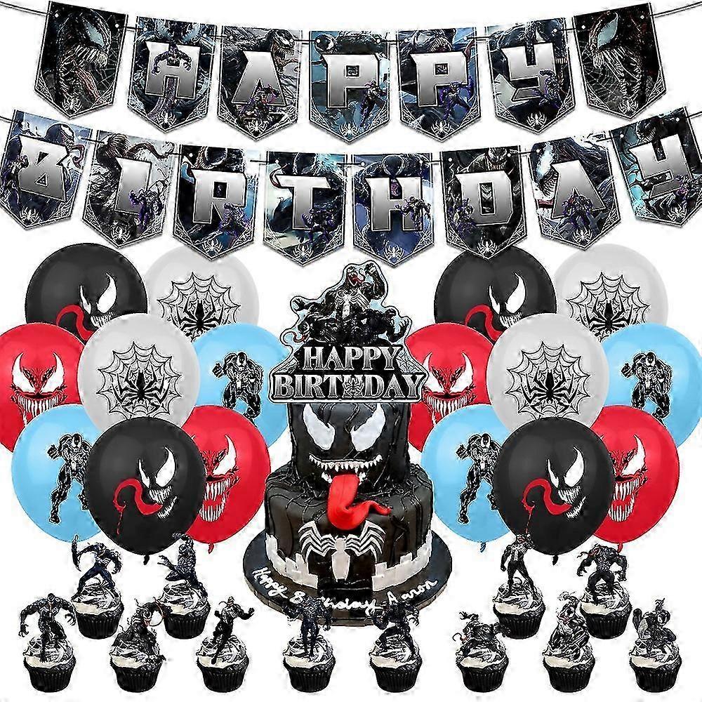 Venom Theme Rat S Kit Cake Cake Toppers Set | Fruugo UK