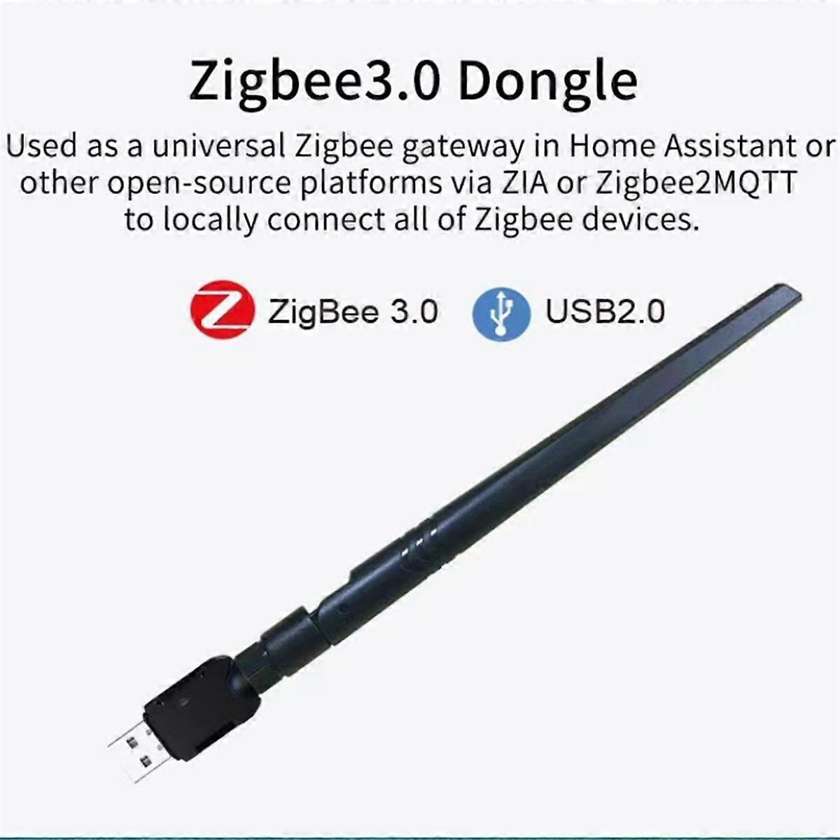 ZigBee 3.0 USB Dongle Plus-E Wireless Open Source Hub for Home Assistant OpenHAB Zigbee2MQTT ZHA ...