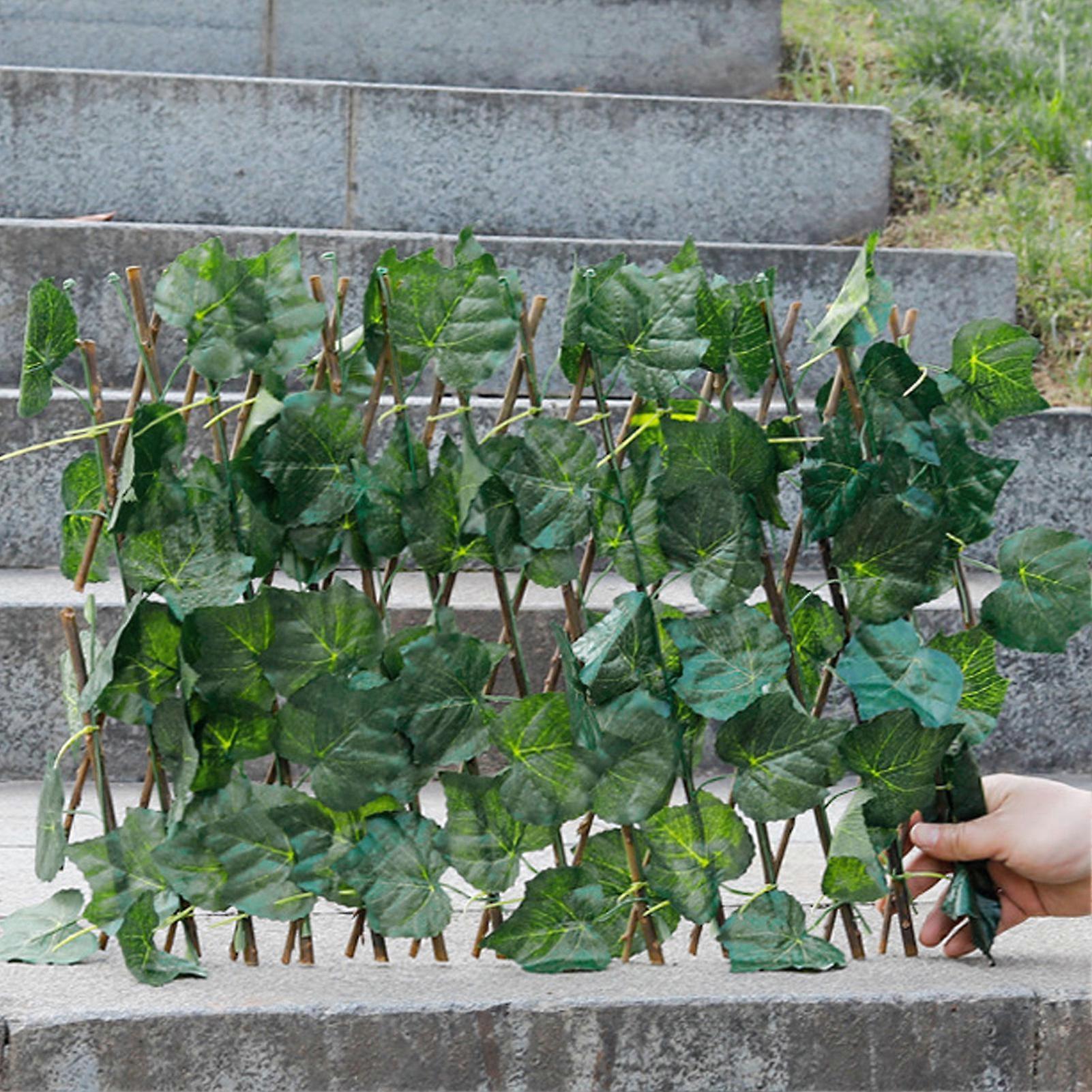 Artificial Hedges Fence Simulation Expandable Sun Protection Waterproof ...
