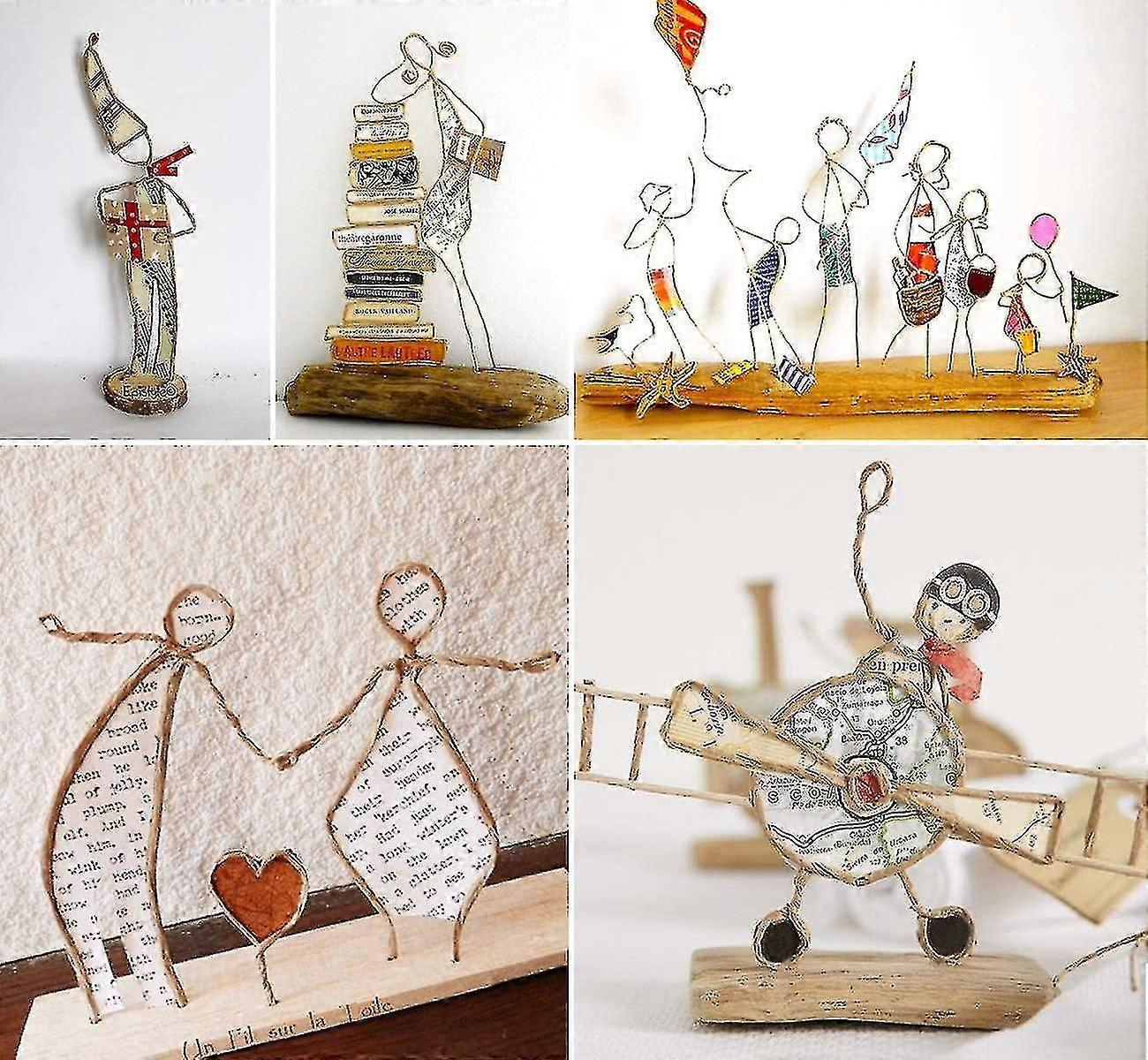 Paper Wire 200m Iron Paper Rattan Natural Wire Paper Macrame Rope, 2mm ...