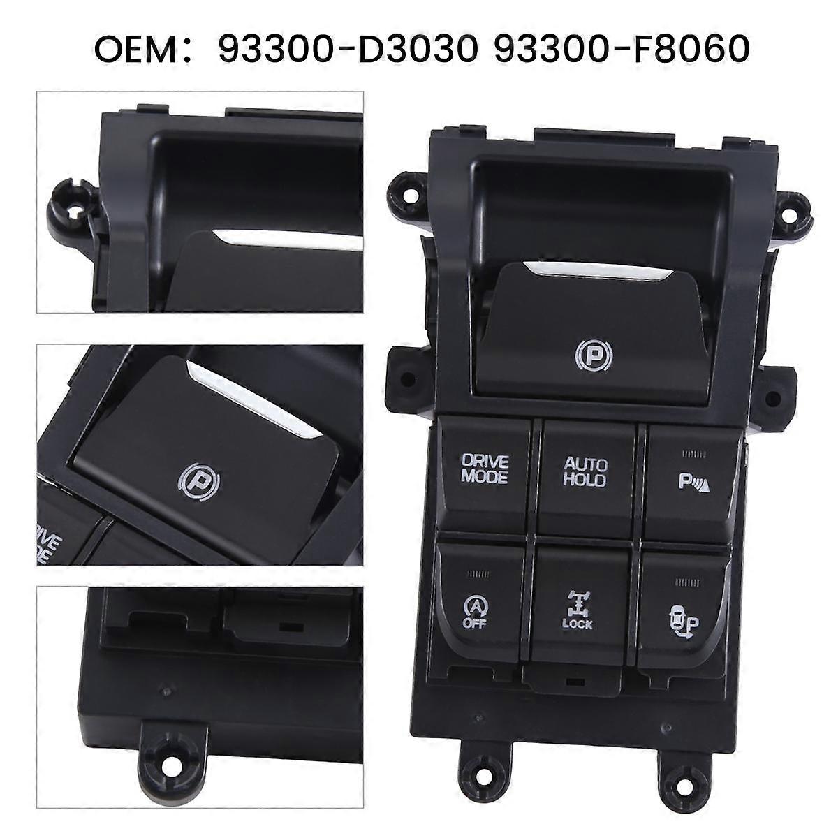 Car Electronic Handbrake Switch Console Floor Switch 93300D3030 ...