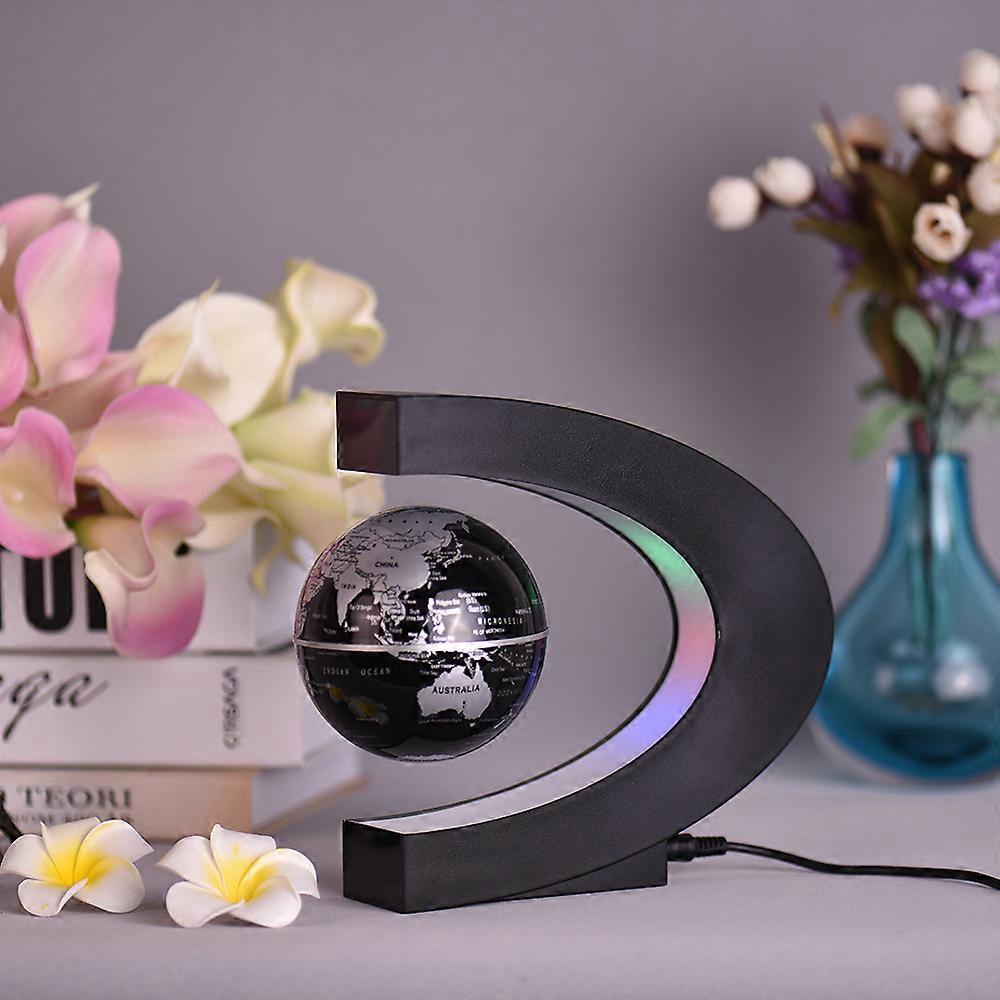 3 Inch Magnetic Levitation Floating Globe World Map Globe with C Shape ...