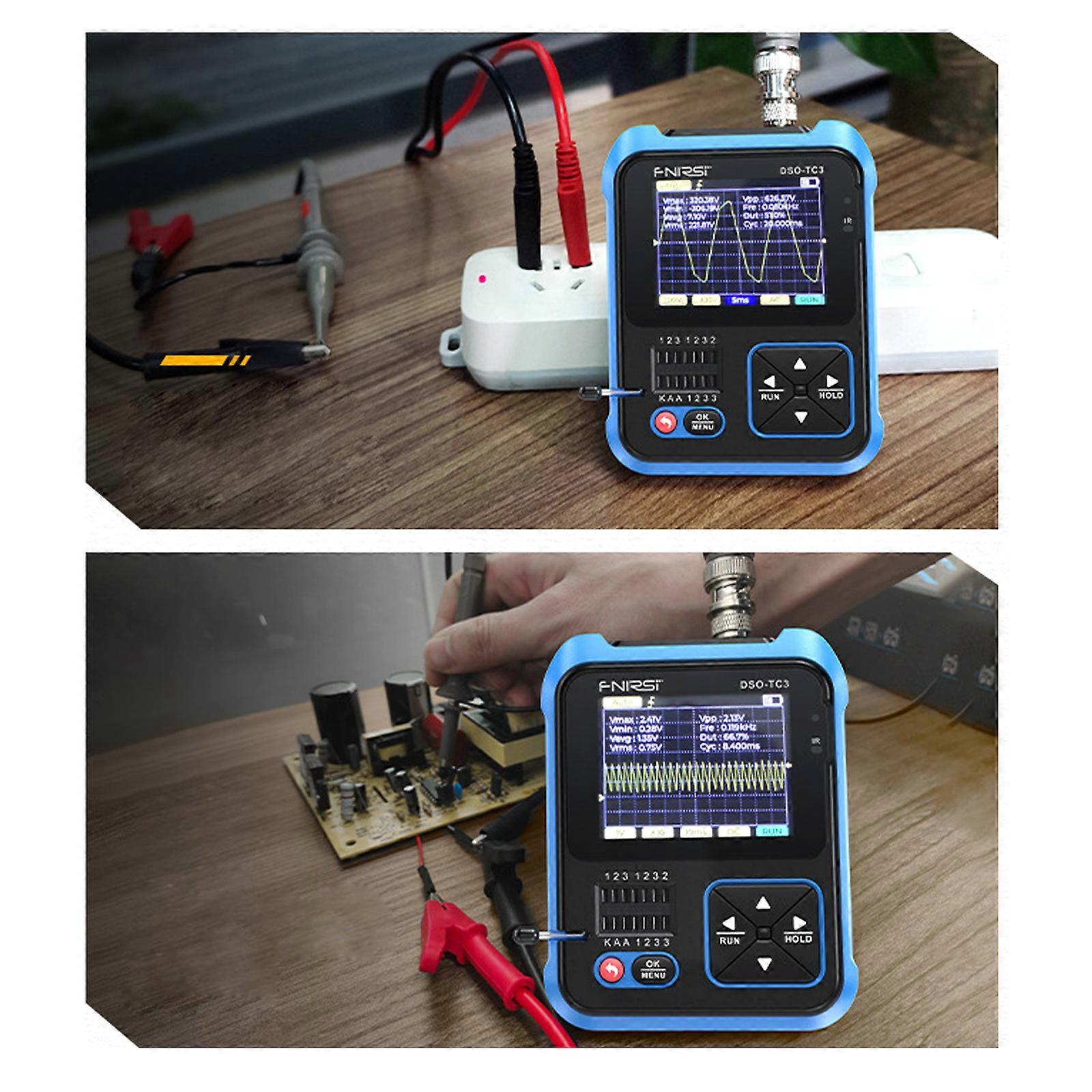 FNIRSI digitalt oscilloskop DSO-TC3 3in1 transistortestare LCR-mätare ...