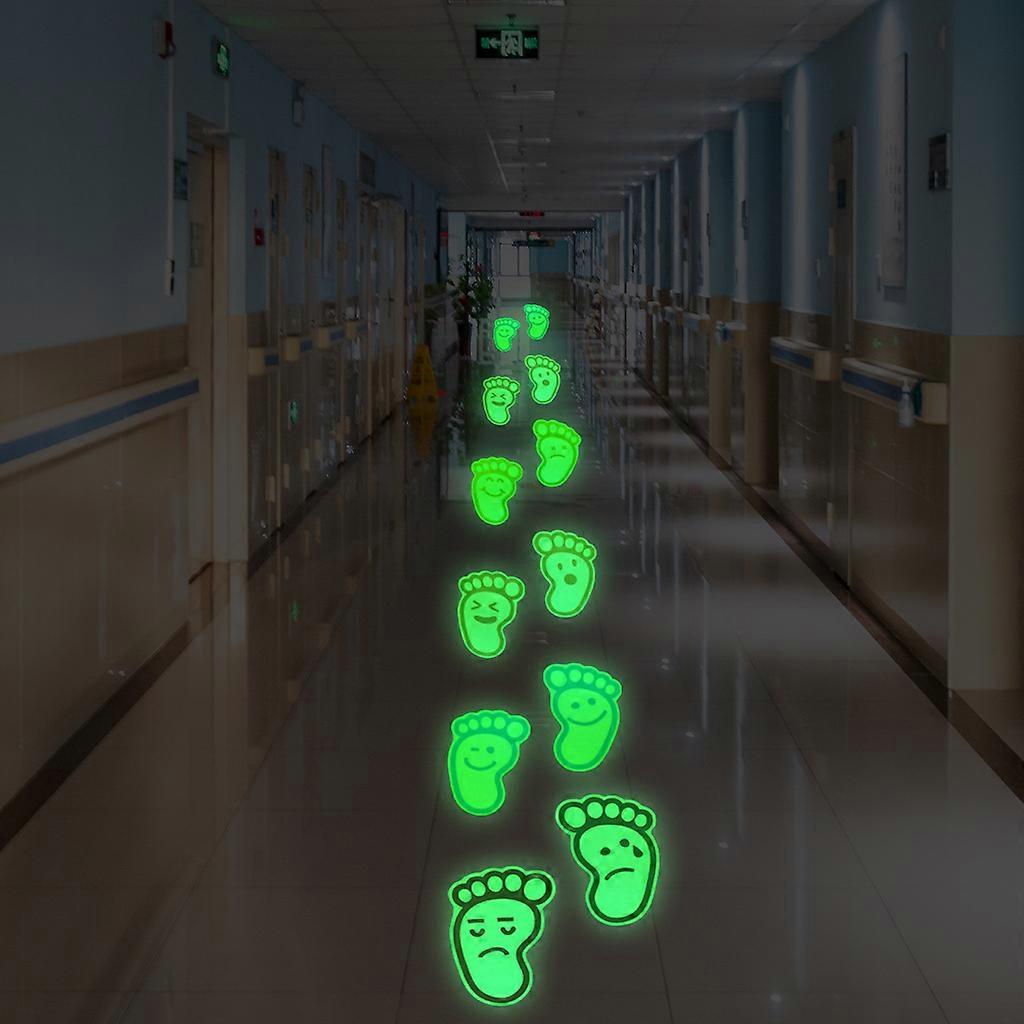 Glow in The Dark Sticker Paper, Cute feet Luminous Sticker,Glow in Dark ...