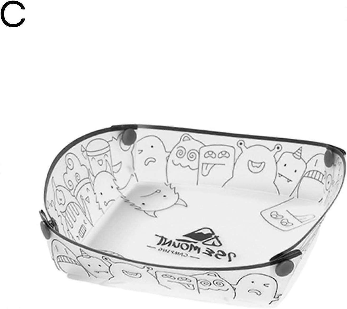 Camping Portable Plate Water Cup Collapsible Tableware Set Foldable ...