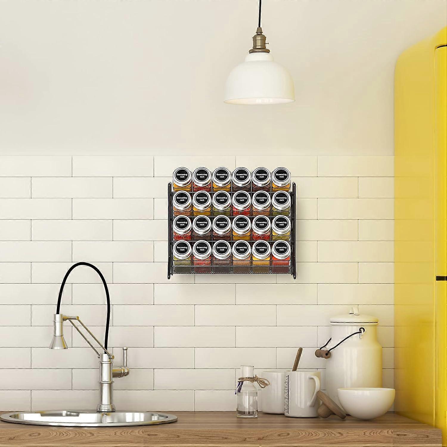 1PCS 3-Tier Spice Rack Free Standing, Counter Spice Organiser, Metal ...