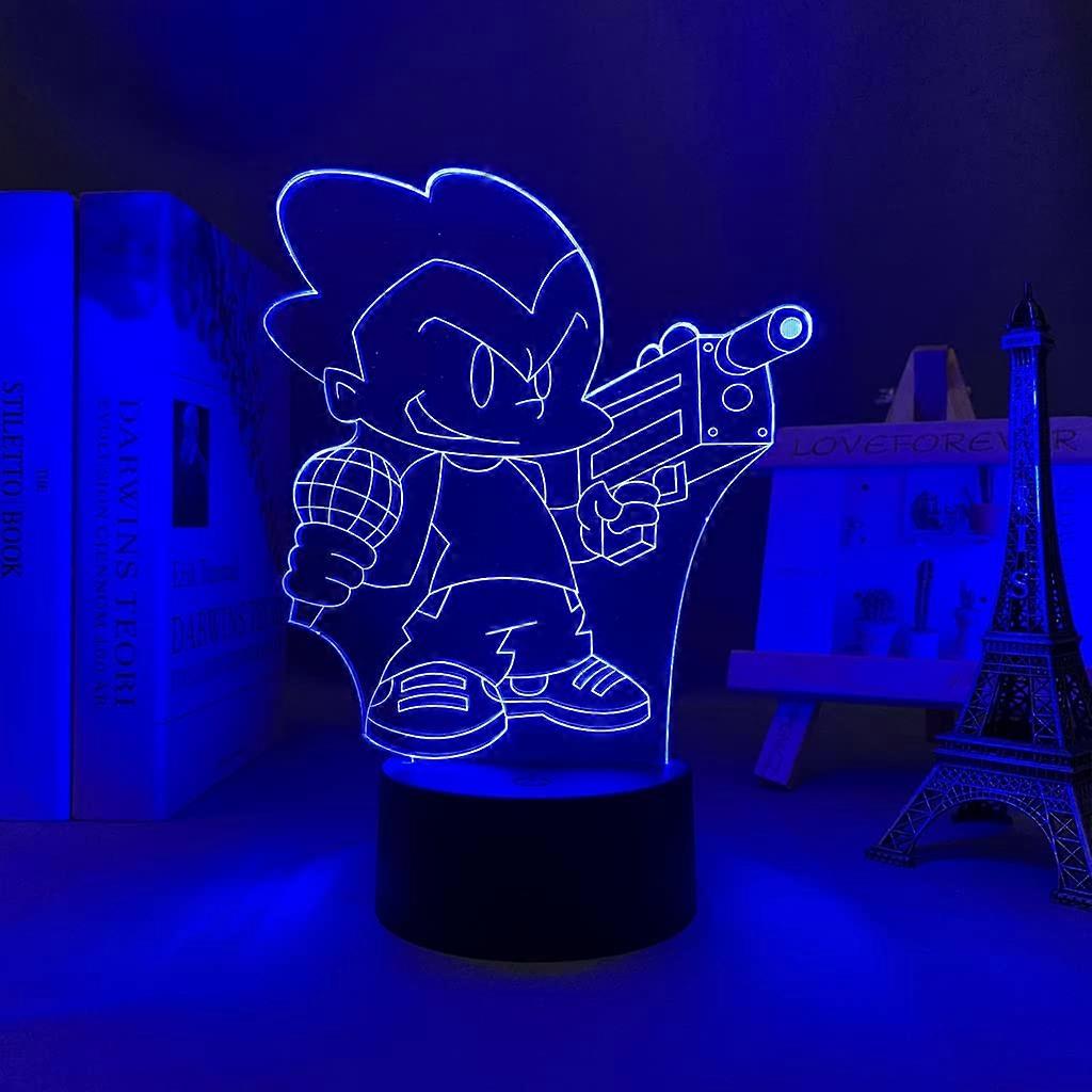 SBSG 3D Lamp Game Friday Night Funkin Pico Figure for Kids Bedroom ...