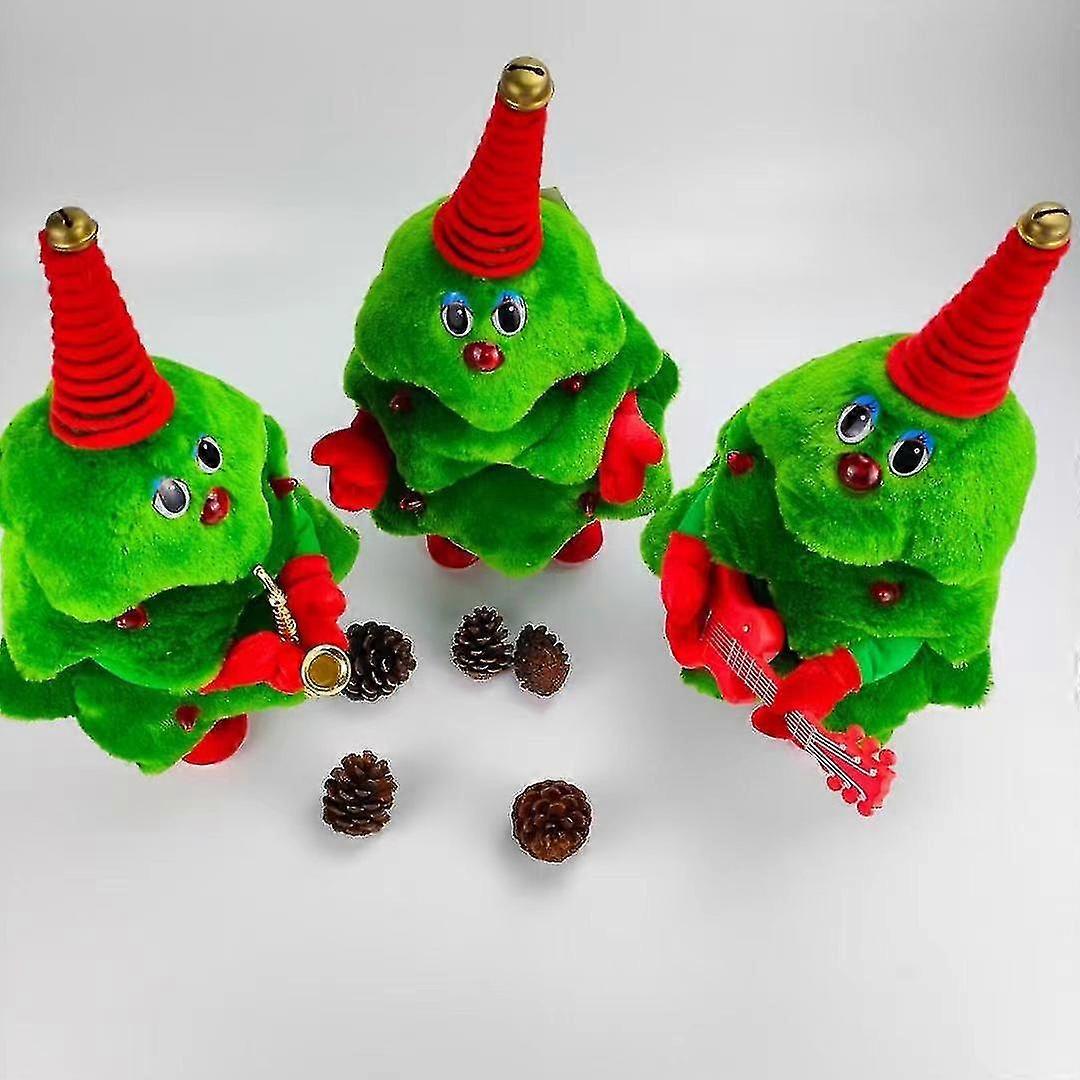 Christmas Electric Christmas Tree Plush Toy Christmas Tree Singing And ...