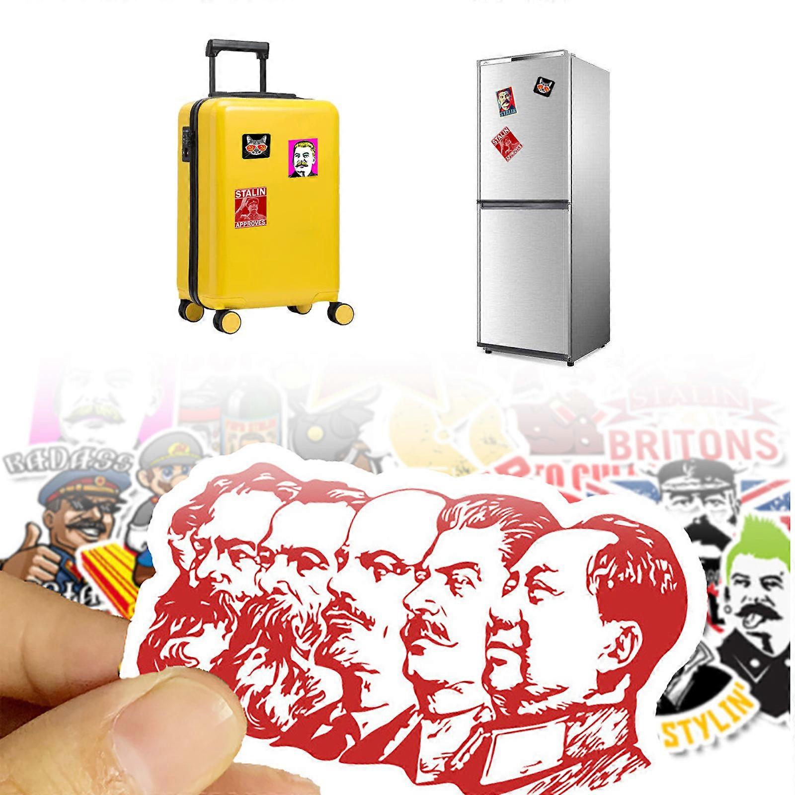 50 Pcs Mixed Soviet Union Stalin USSR CCCP HET Stickers Waterproof PVC ...