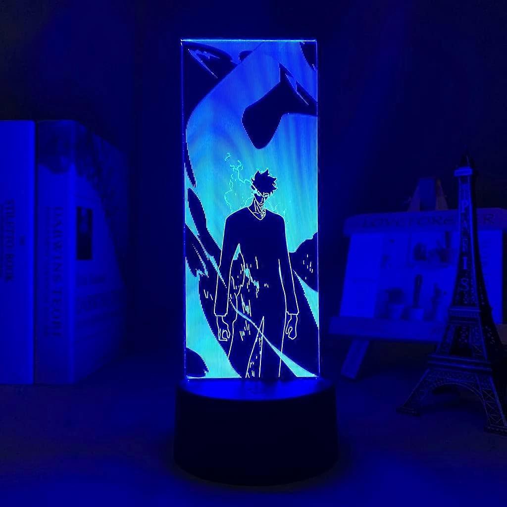 Anime Solo Leveling Jin-Woo Sung Figure LED lamp 3D Night Light Anime ...