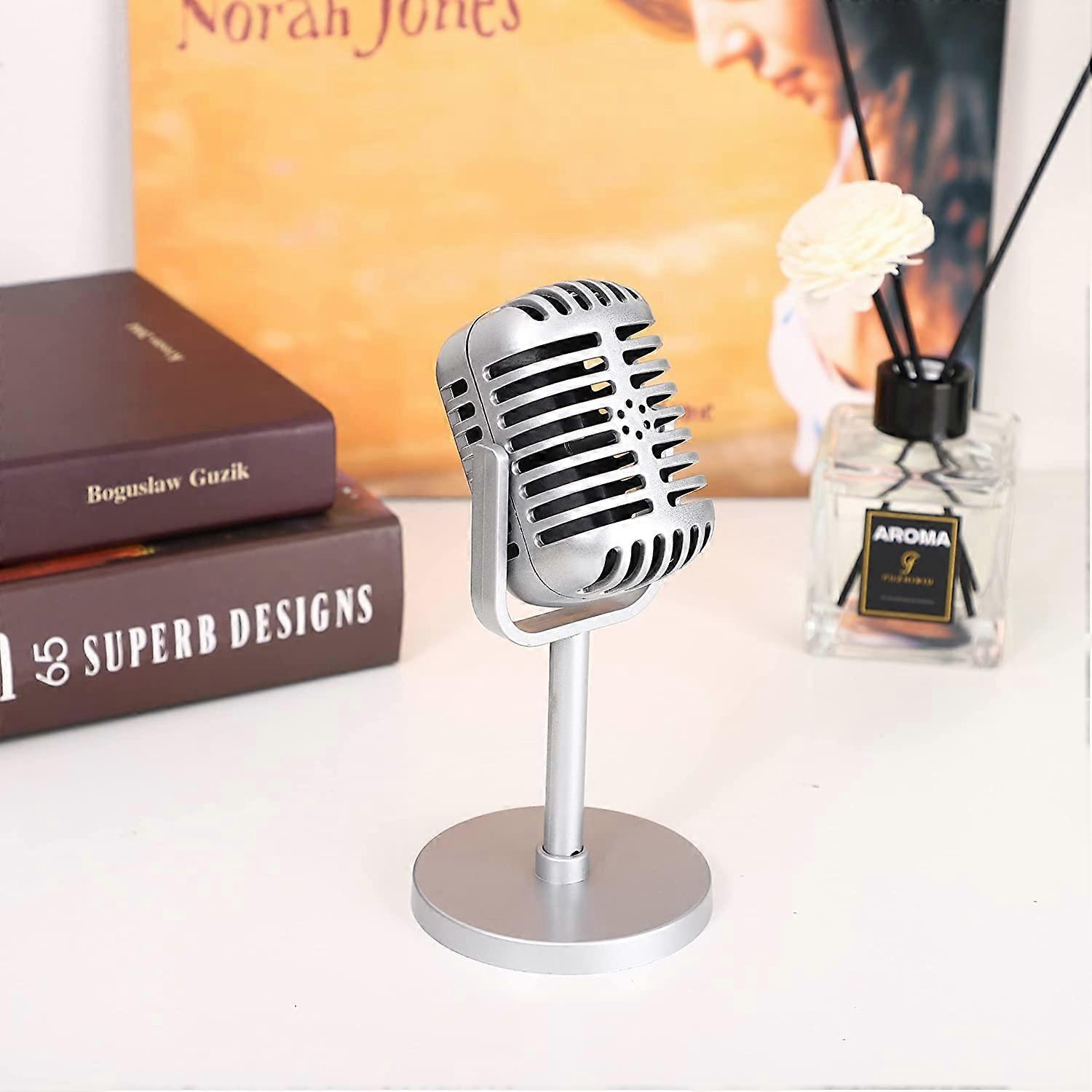 Classic Vintage Style Microphone Props, Fake Vintage Microphone Props ...