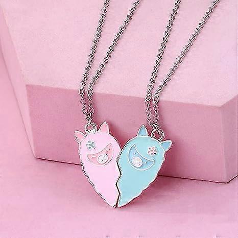Friendship Necklace Best Friend Necklace Matching Magnetic BFF Necklace ...