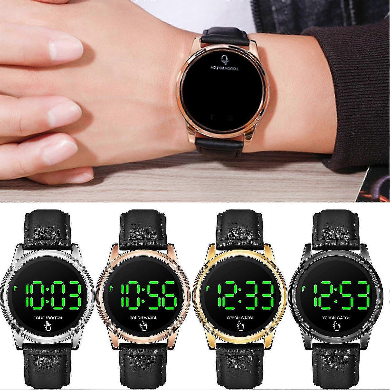 Fashion Led Digital Watches Men Touching Screen Deep Waterproof Sports ...
