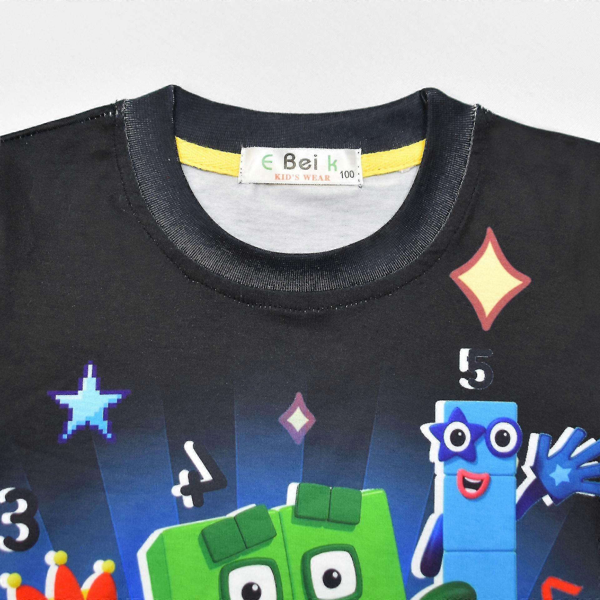 Kids Pijama Boys Numberblocks Pajamas For 3-14years Children Sleepwear ...