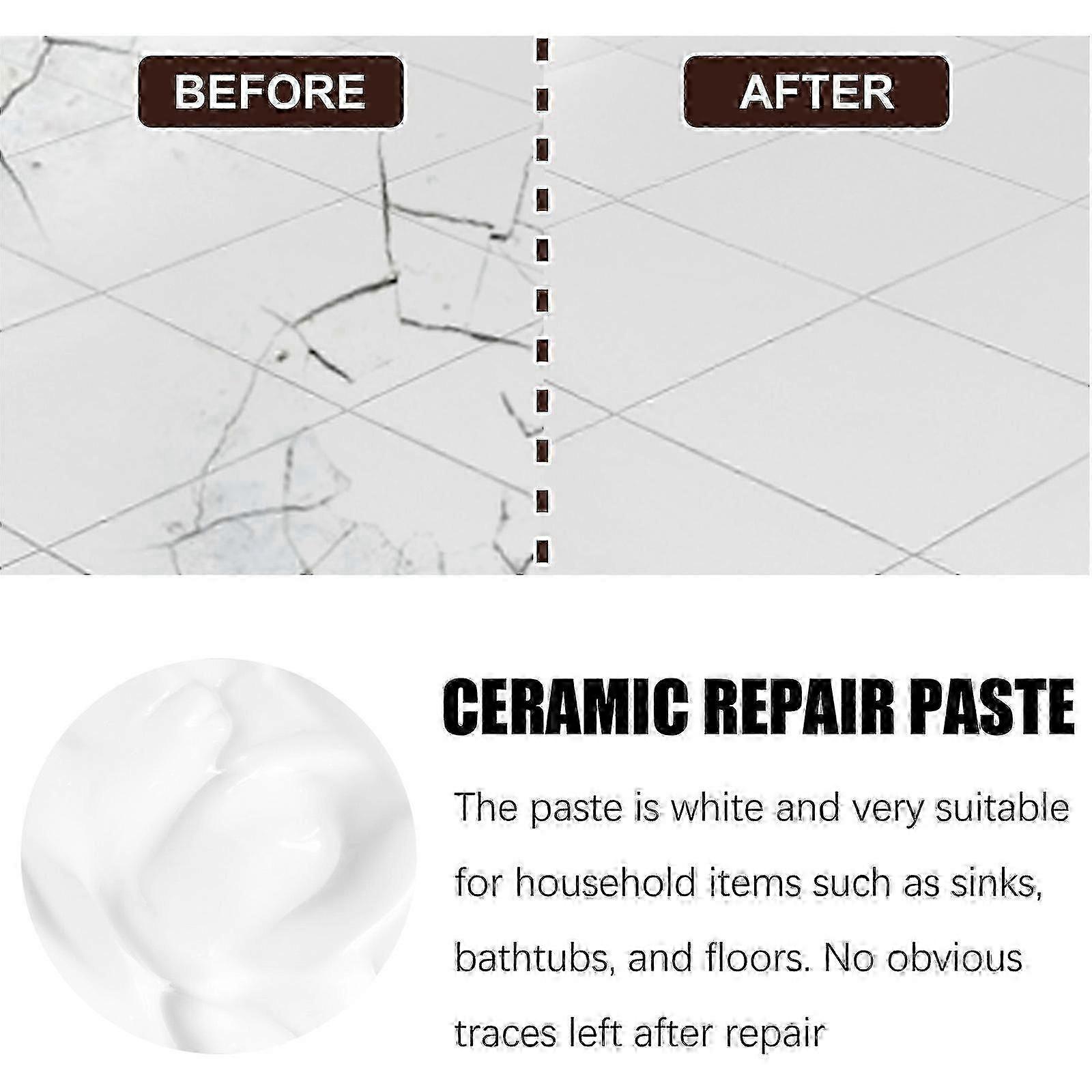 Jaysuing Ceramic Tile Repair Paste Household Stone Floor Tile Pit ...