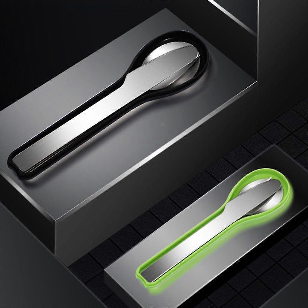 Travel Cutleries with Portable Cutlery Box Stainless Steel Knife Fork ...