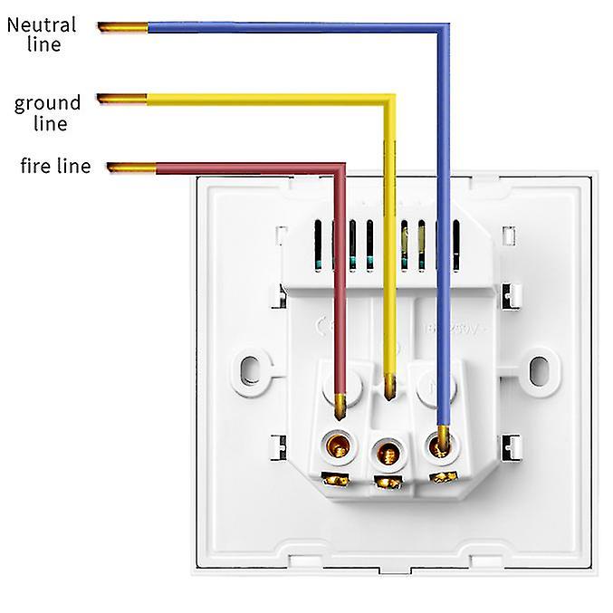 Barsinfi Eu Crystal Glass Panel 3 Row Socket 16a German Wall Socket ...